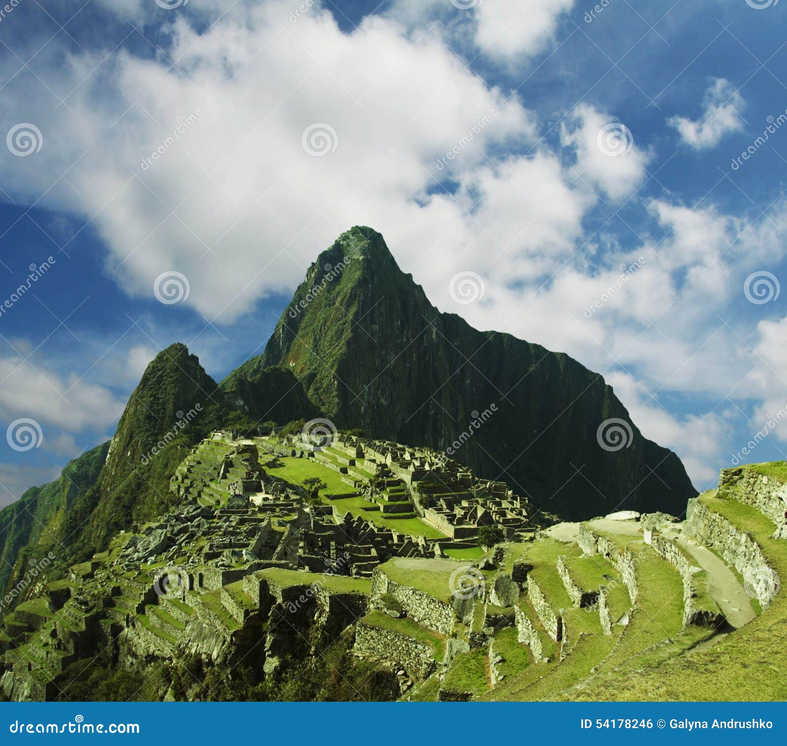 Machu-Picchu city stock photo. Image of historic, cusco - 54178246