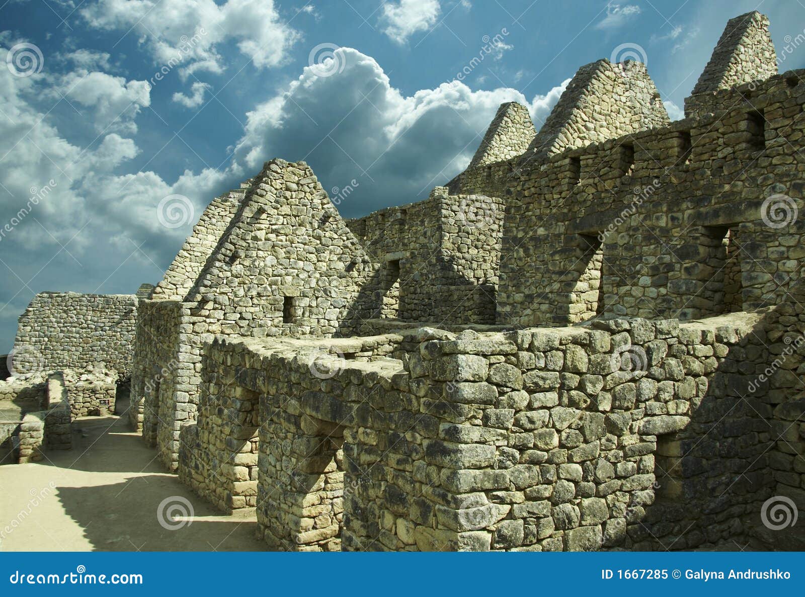 Machu-Picchu construction stock image. Image of inca, museum - 1667285