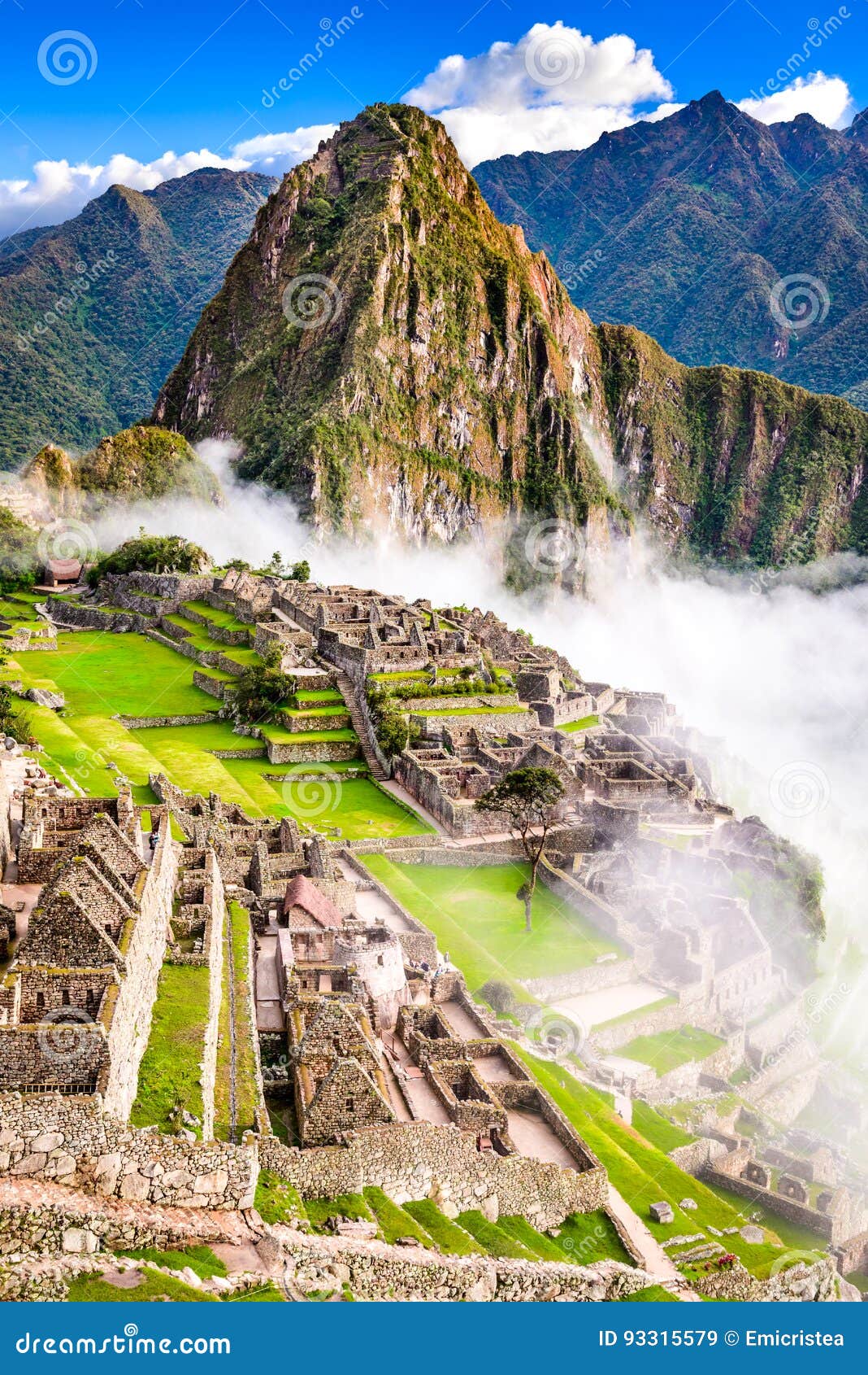 Machu Picchu, Cusco - Peru stockbild. Bild von stein - 93315579