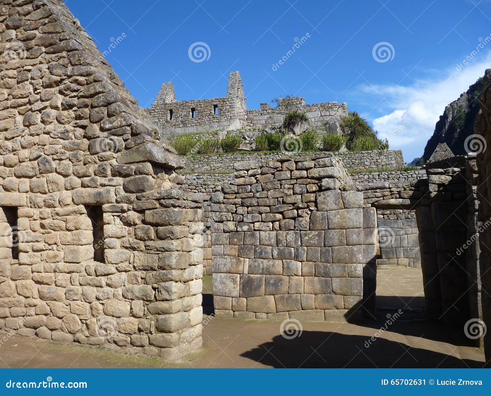 Machu Picchu Inka Sacred Ruin Stock Image - Image of history, ancient ...