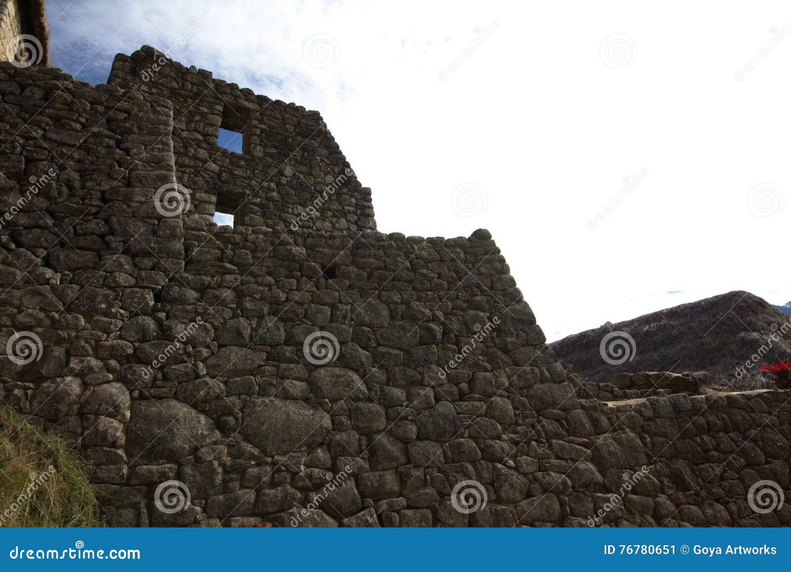 Machu Picchu stock image. Image of blue, peru, machupicchu - 76780651