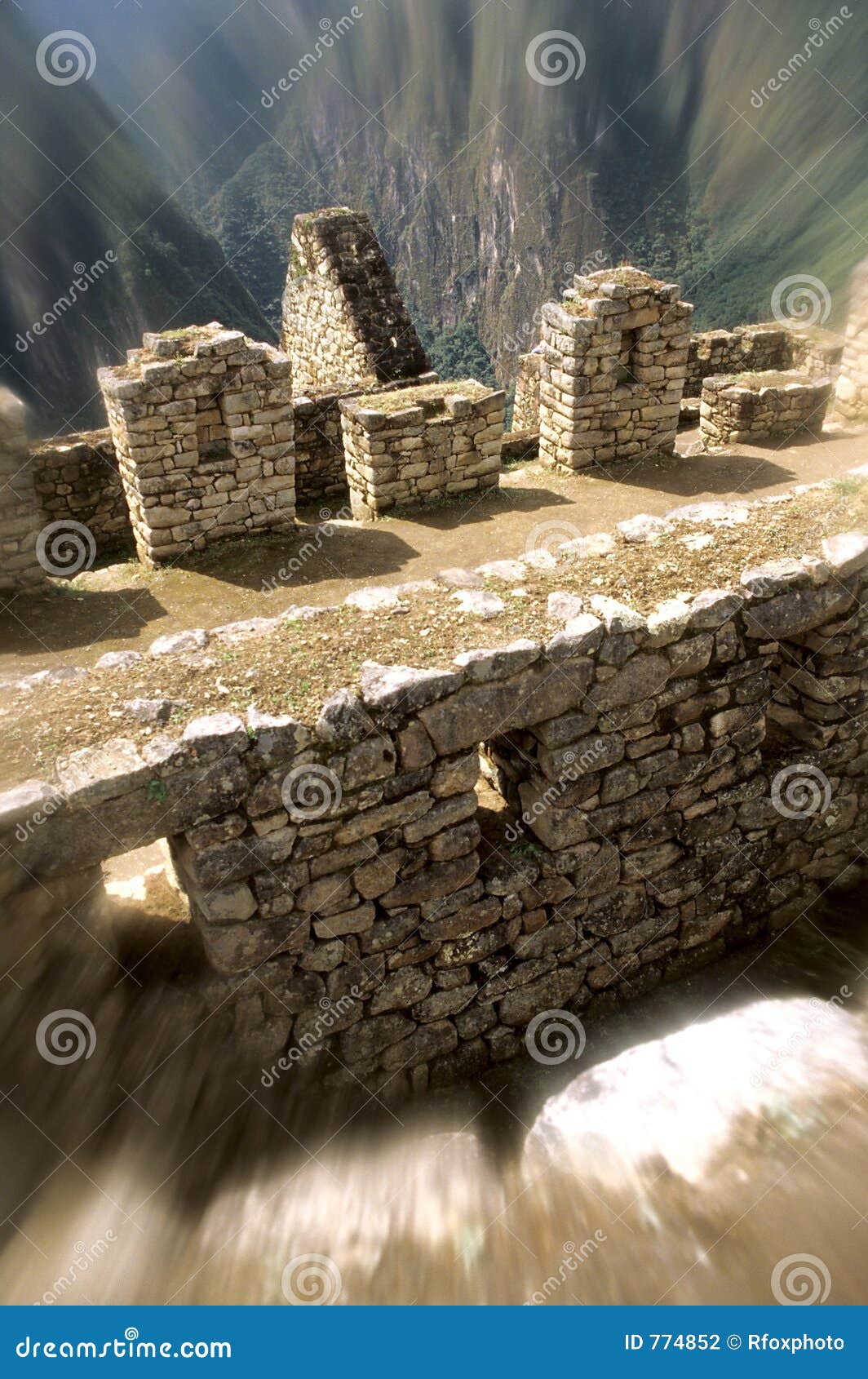 Machu Picchu- Peru stock photo. Image of excavation, archaeological ...