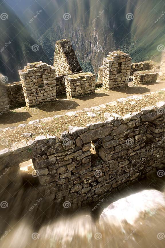 Machu Picchu- Peru stock photo. Image of excavation, archaeological ...