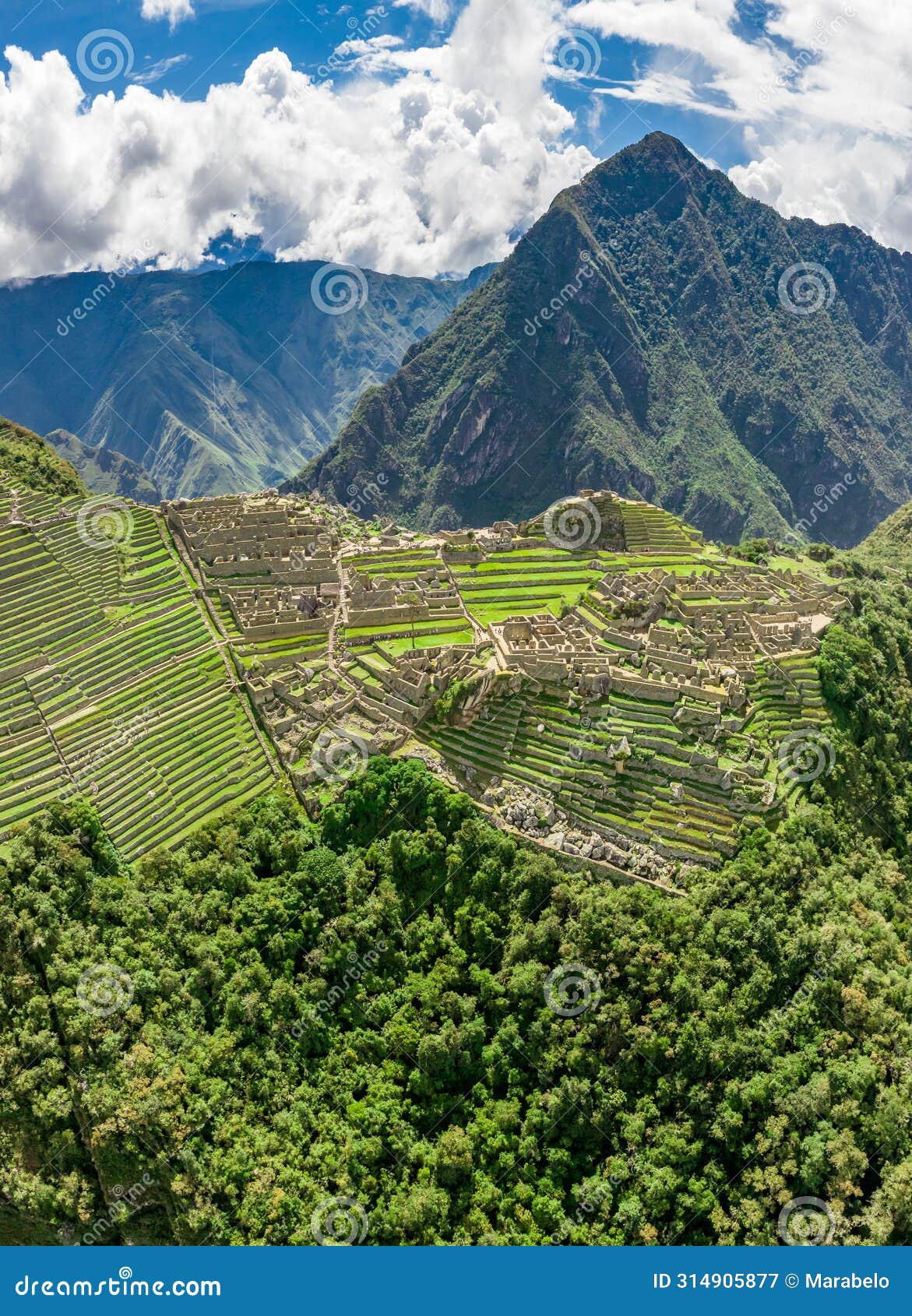Machu Picchu, Peru. Aerial View Stock Image - Image of picchu, history ...