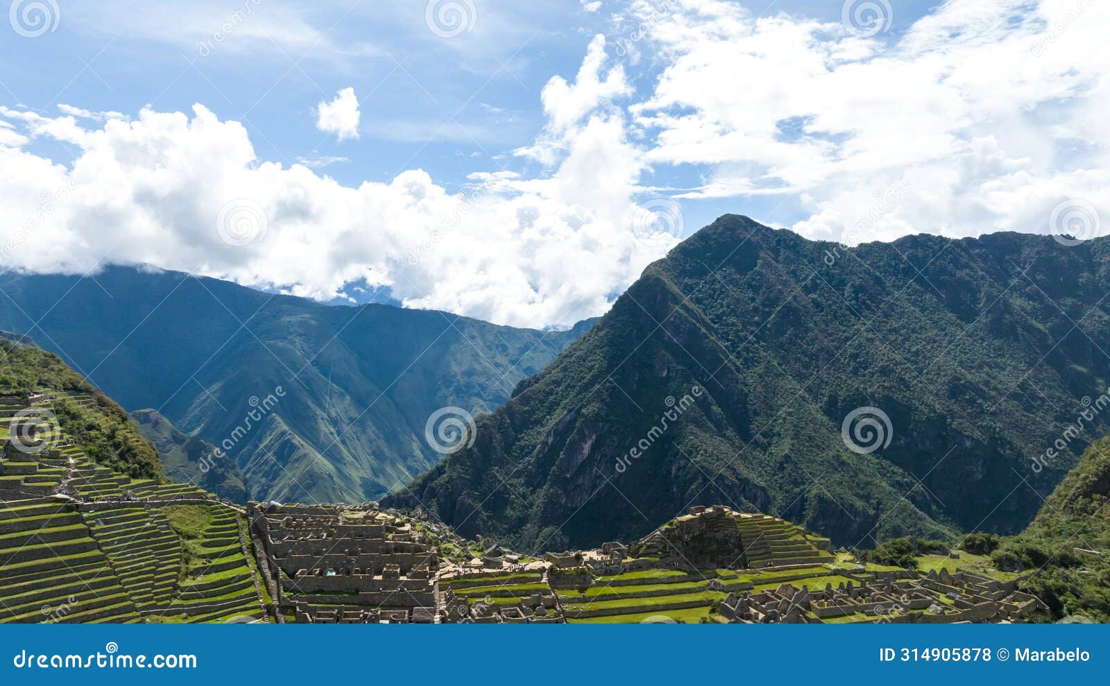 Machu Picchu, Peru. Aerial View Stock Photo - Image of peruvian ...