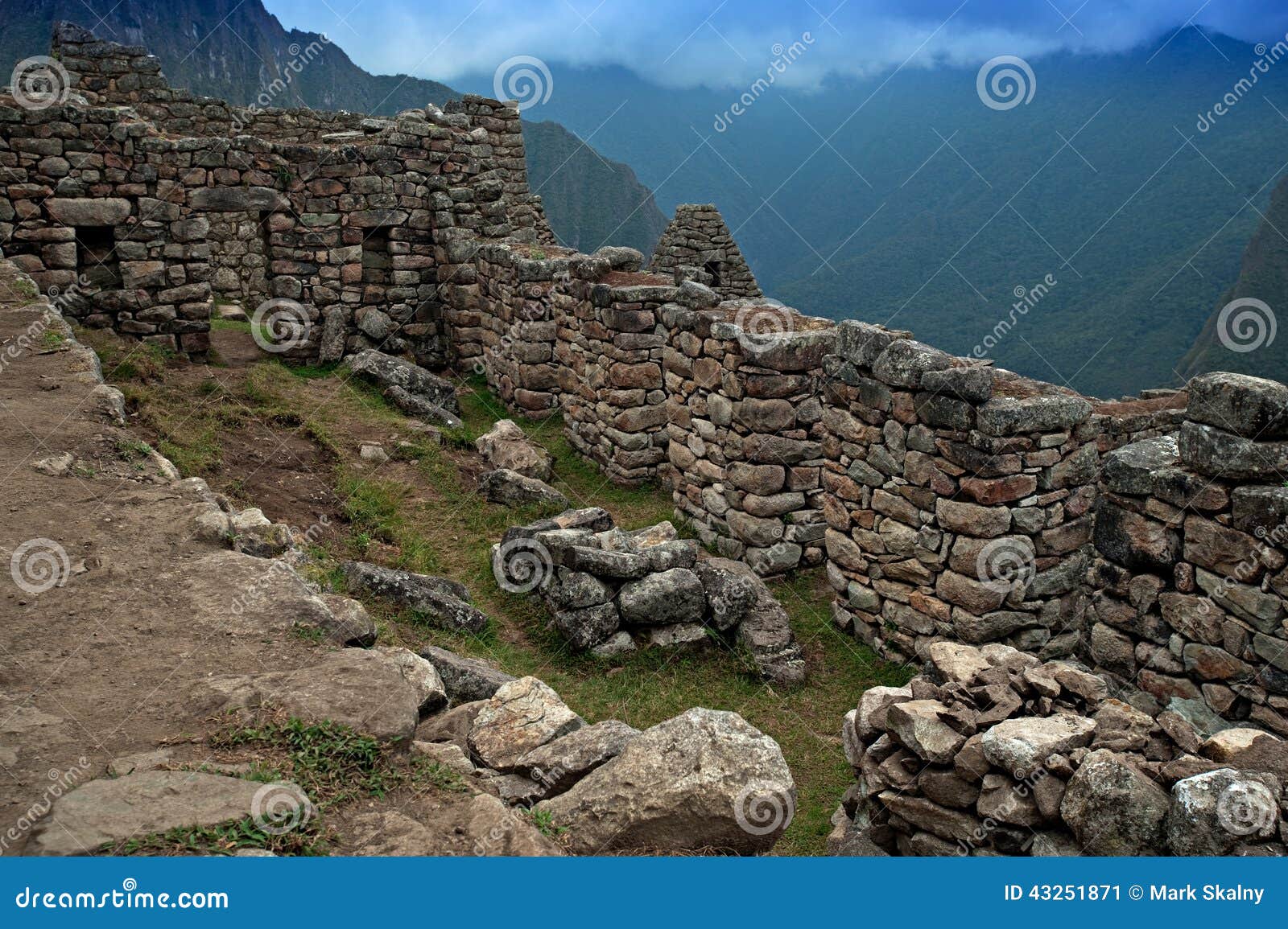 Machu Picchu Peru stock image. Image of andes, masonry - 43251871