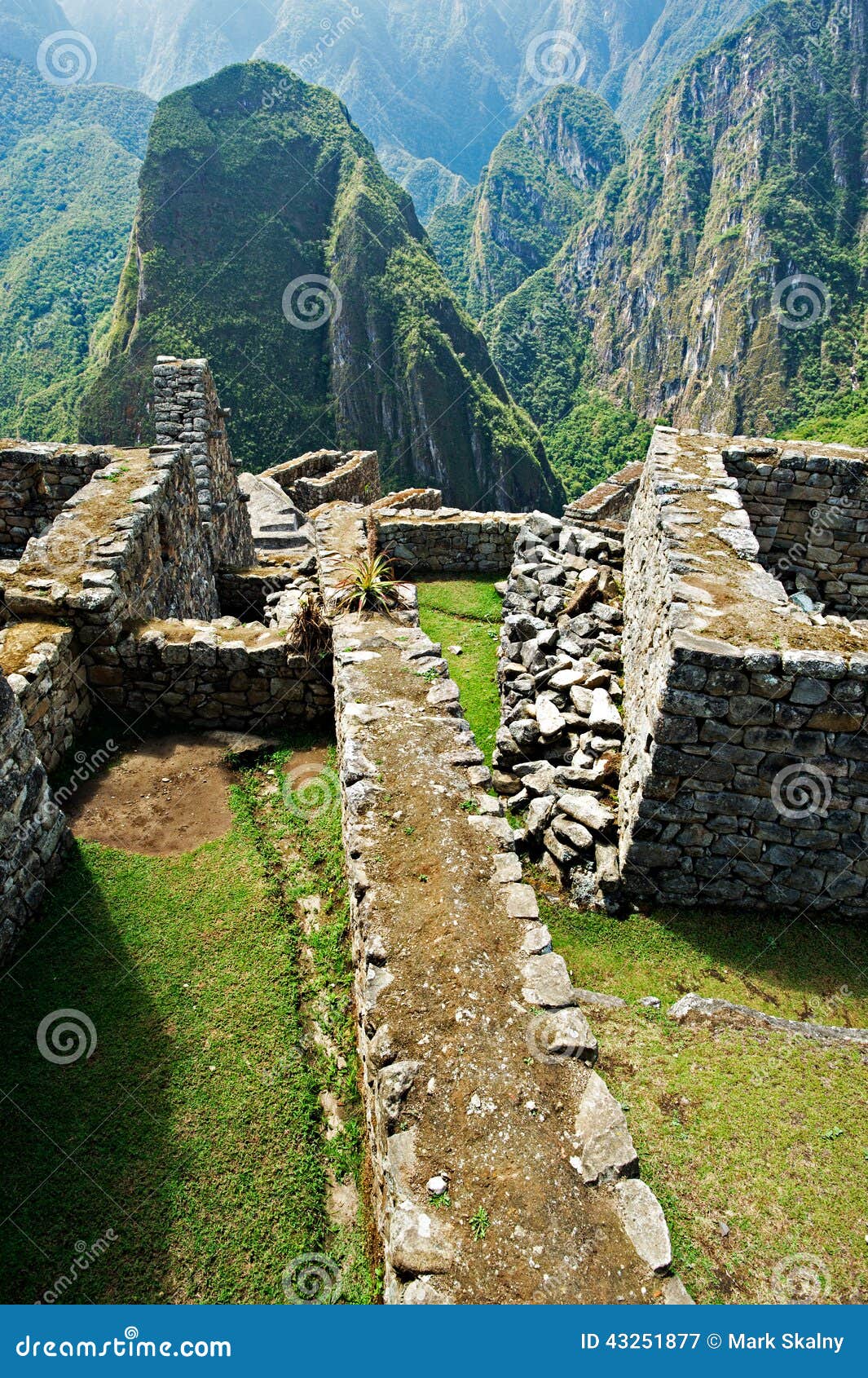Machu Picchu Peru stock image. Image of inca, sightseeing - 43251877