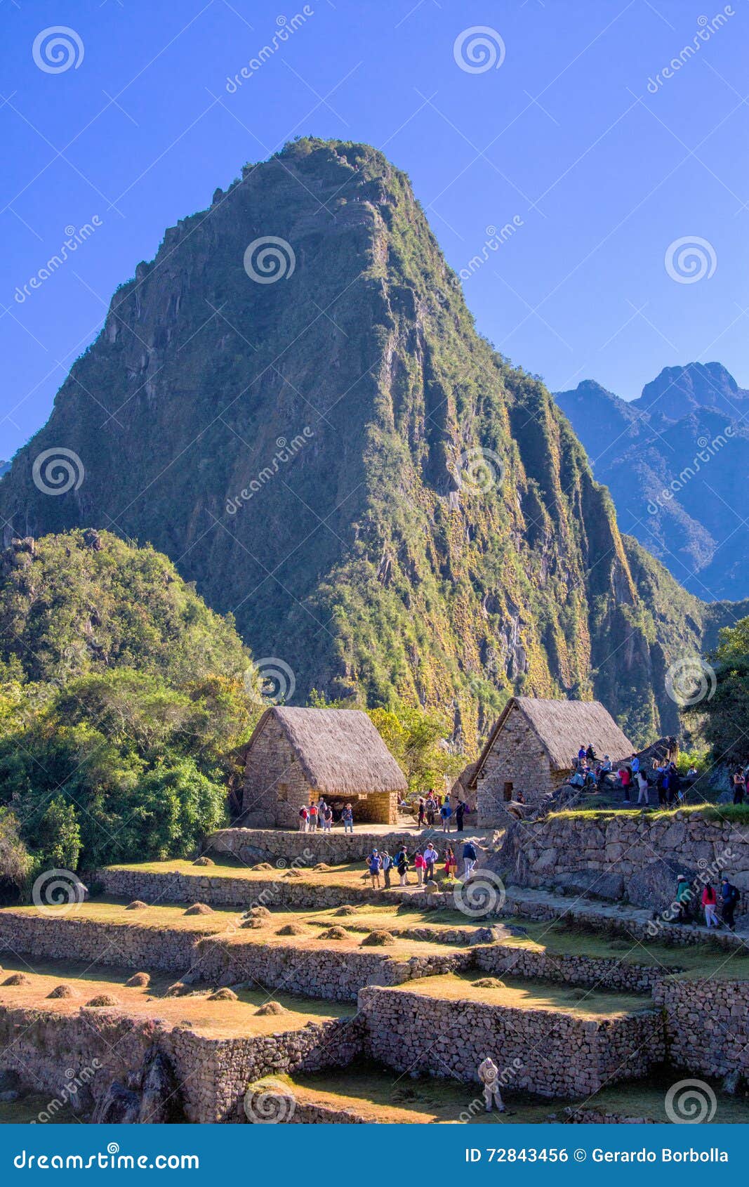 Machu Picchu stock photo. Image of america, spring, american - 72843456