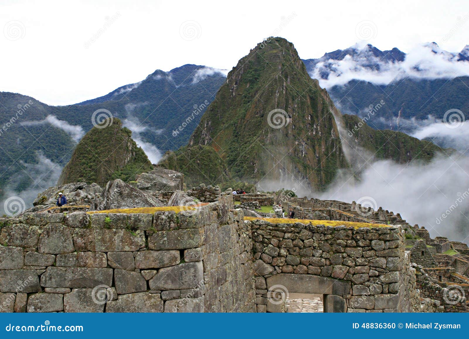 Machu Picchu Stonework stock photo. Image of picchu, ancient - 48836360