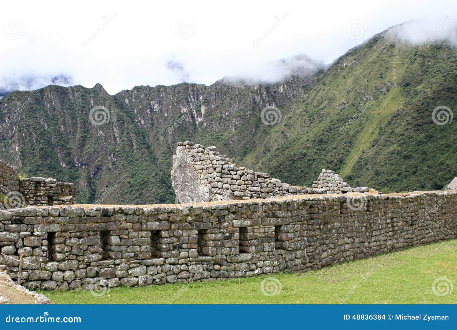 Machu Picchu Stonework stock photo. Image of cusco, civilization - 48836384