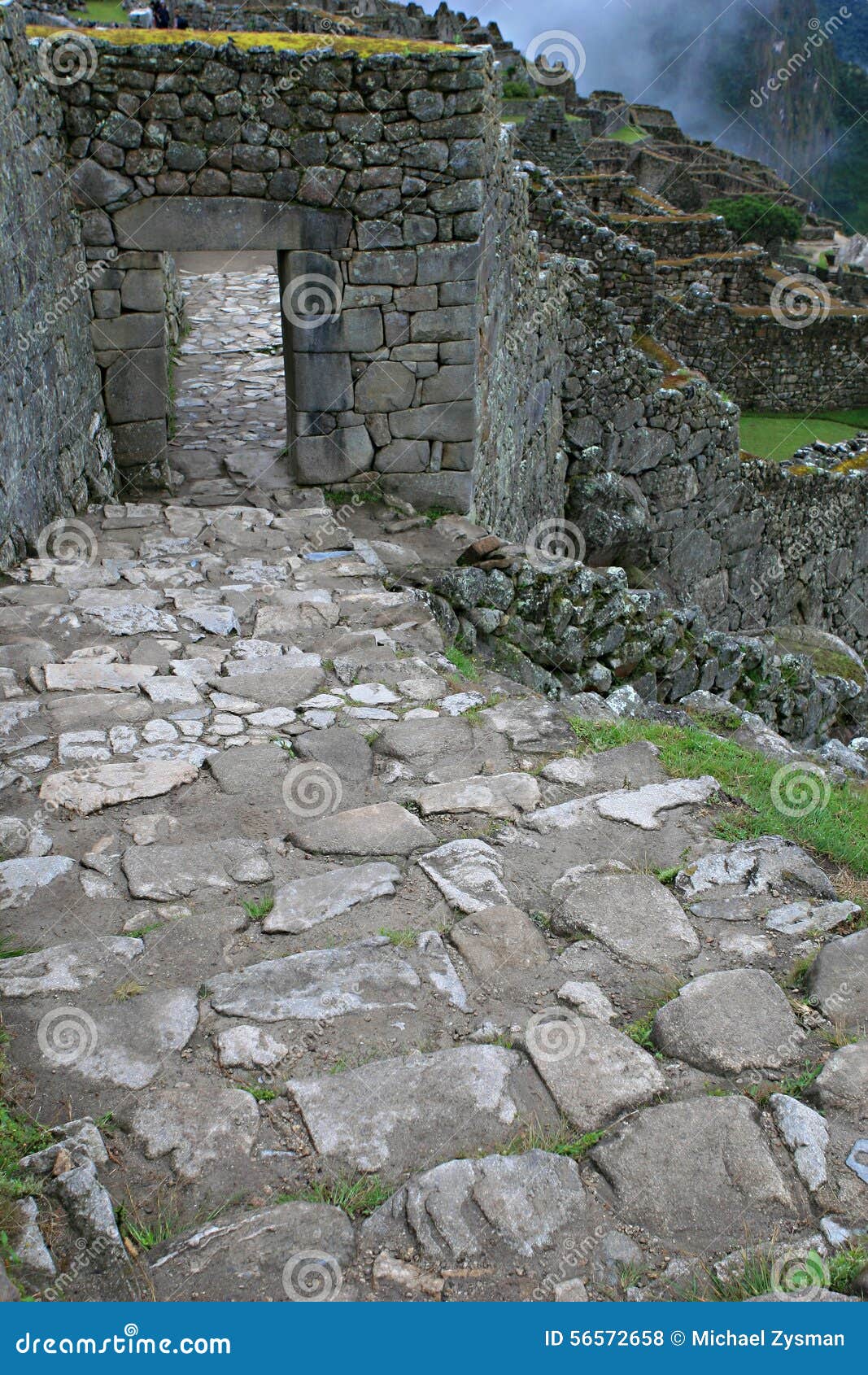 Machu Picchu Stonework stock photo. Image of architecture - 56572658