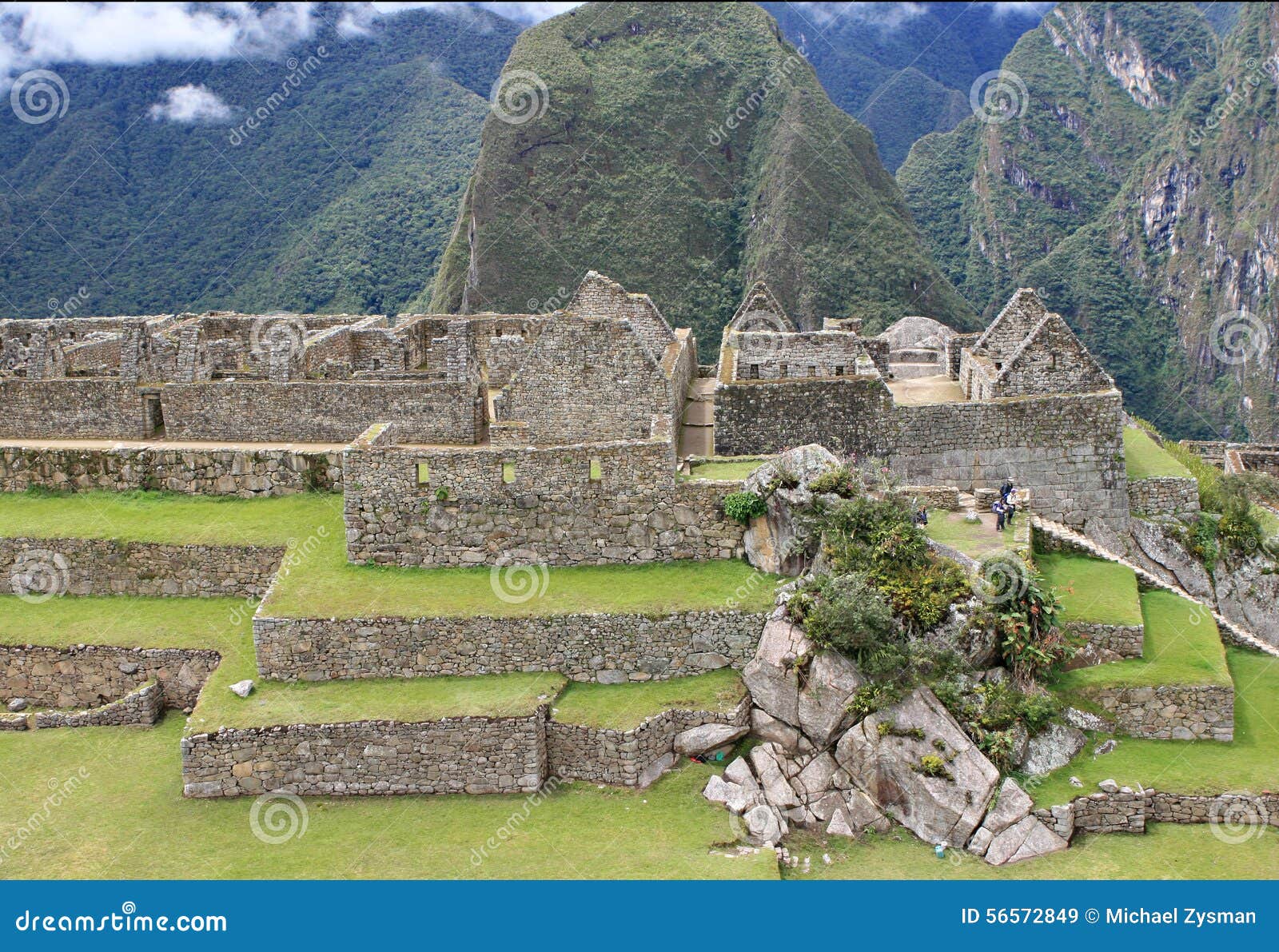 Machu Picchu Stonework stock image. Image of pichu, america - 56572849