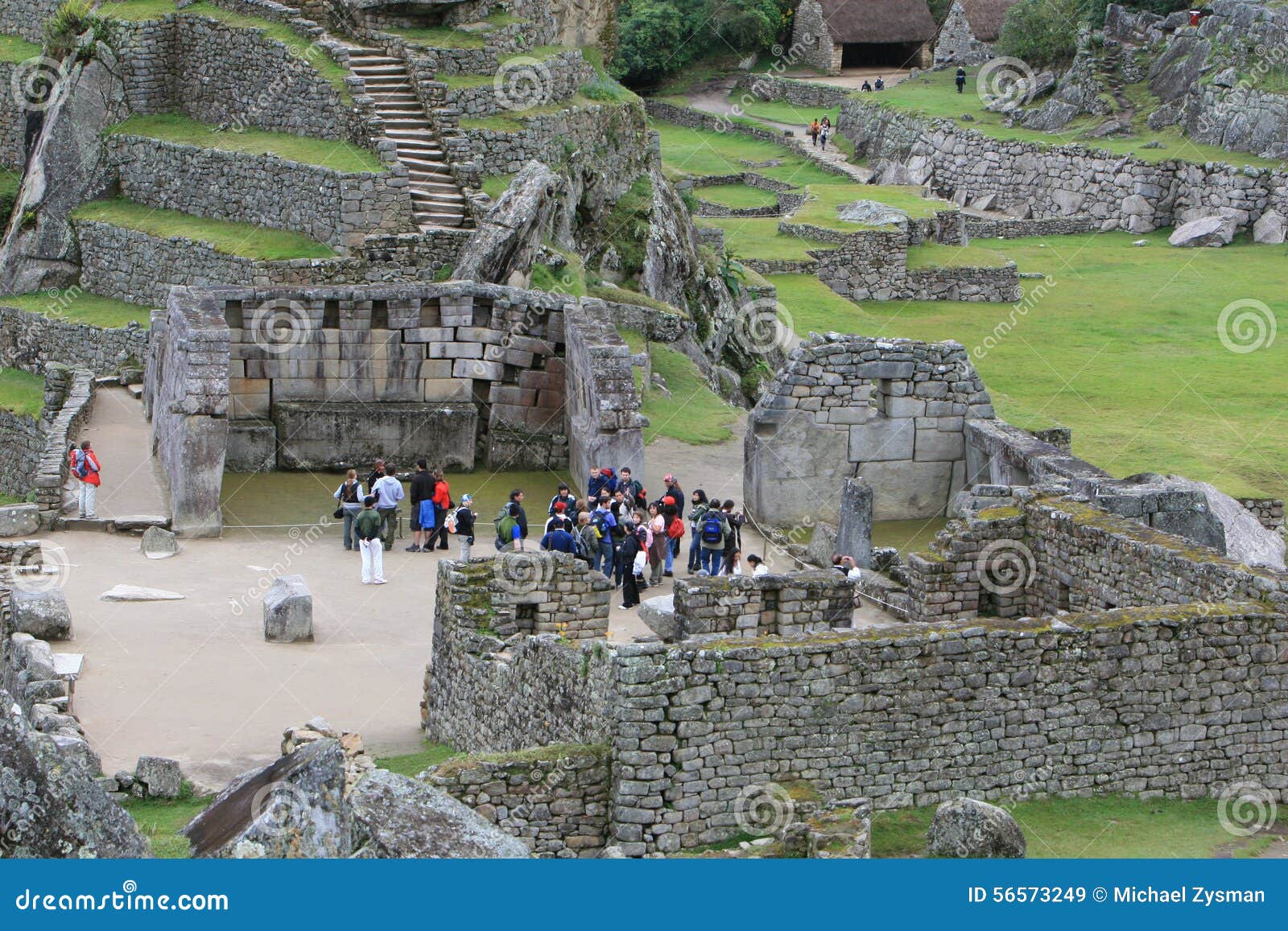 Machu Picchu Stonework editorial stock image. Image of construction ...