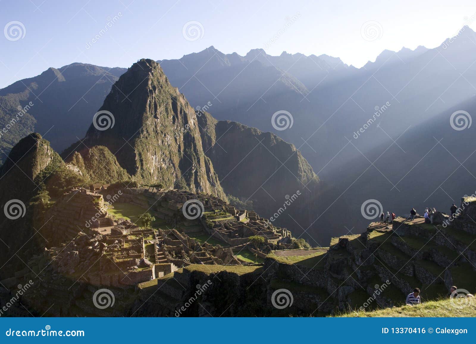 Machu Picchu Sunrise stock photo. Image of ancient, picchu - 13370416