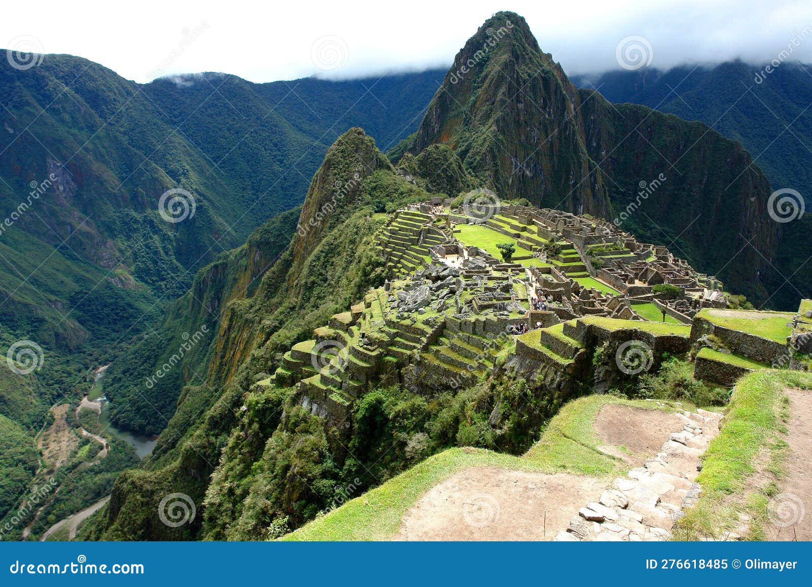 Machu Picchu View from Different Angle Editorial Image - Image of inca ...