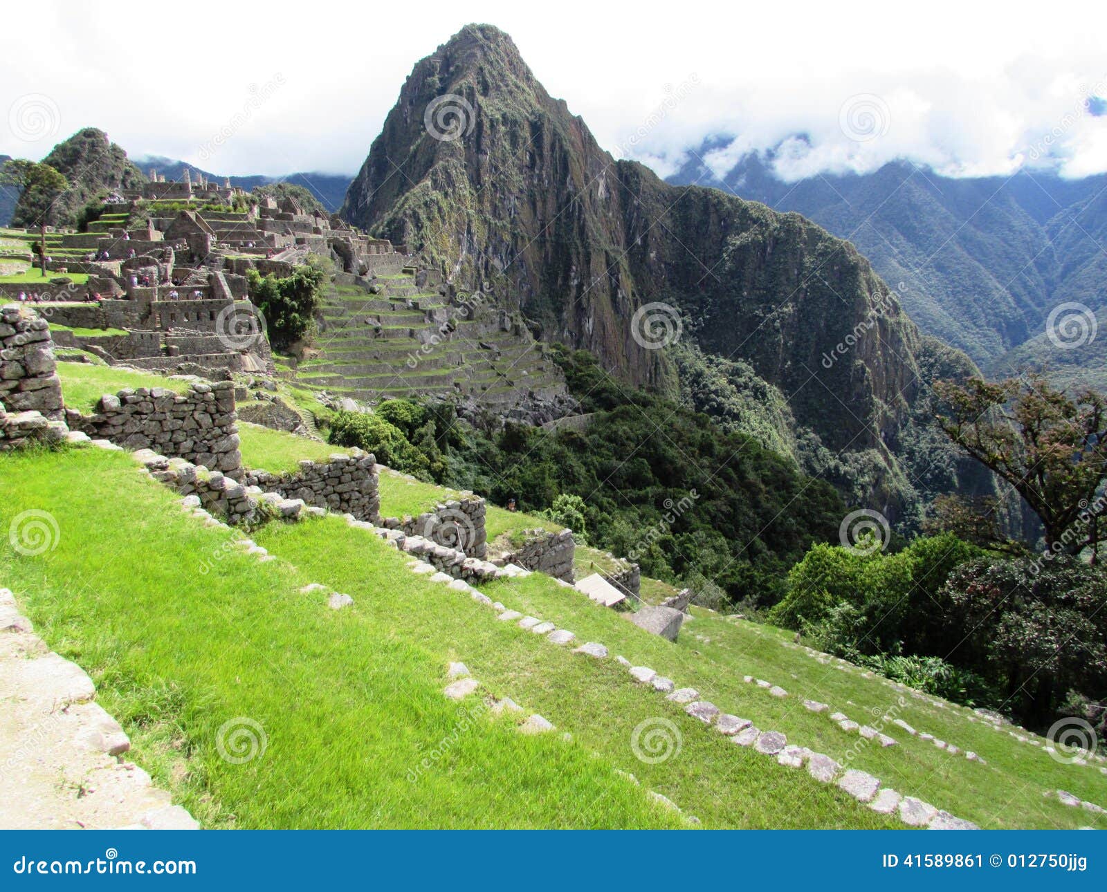 Machu Picchu view 3 stock image. Image of 15th, ancient - 41589861