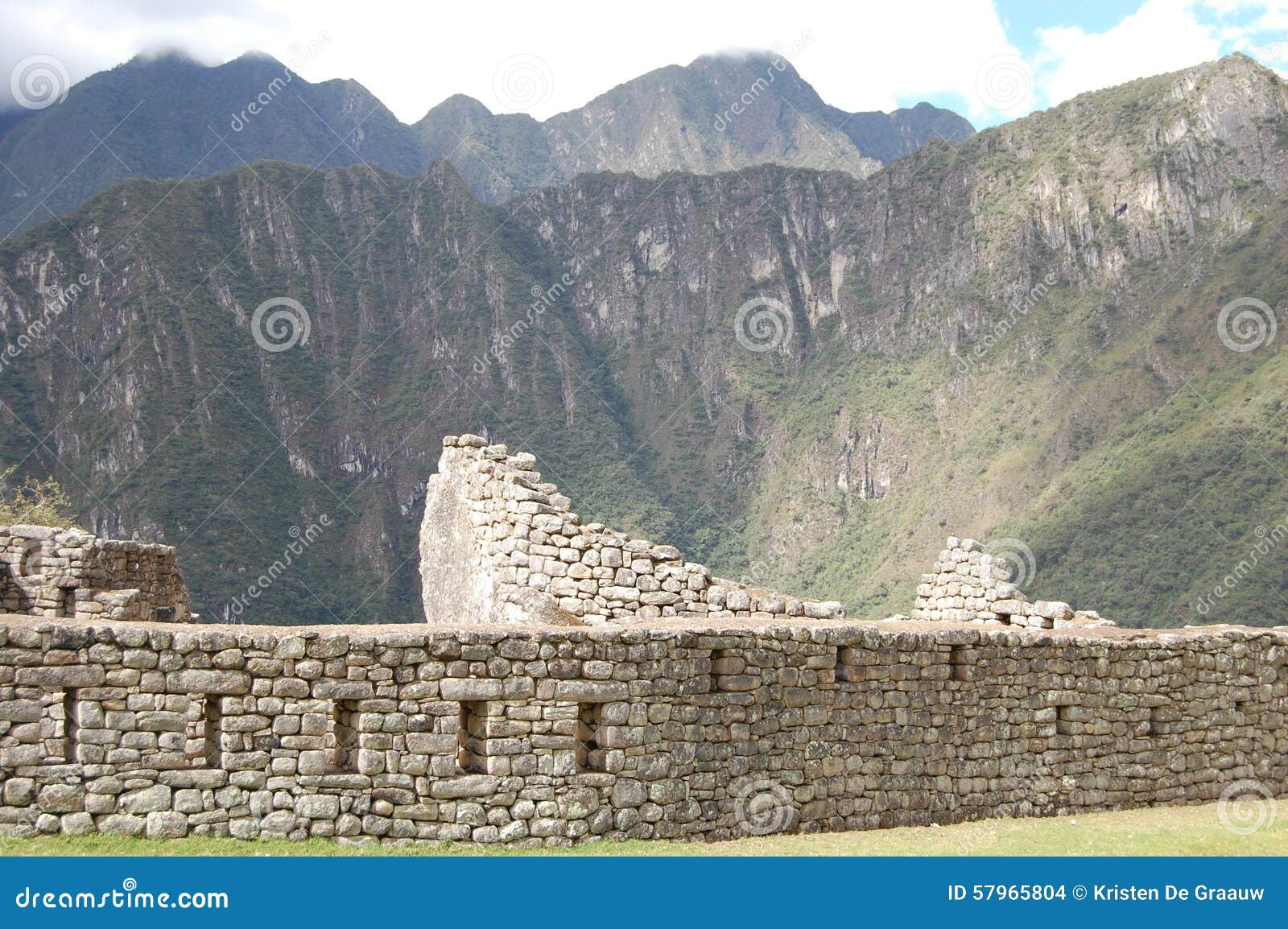 Machu Picchu Wall stock photo. Image of geology, south - 57965804