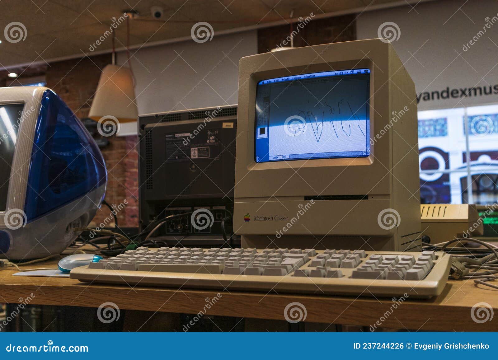 Macintosh Classic PC the First Computer of the Apple Editorial Photo ...