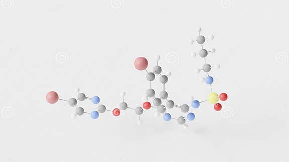 Macitentan Molecule 3d, Molecular Structure, Ball and Stick Model ...