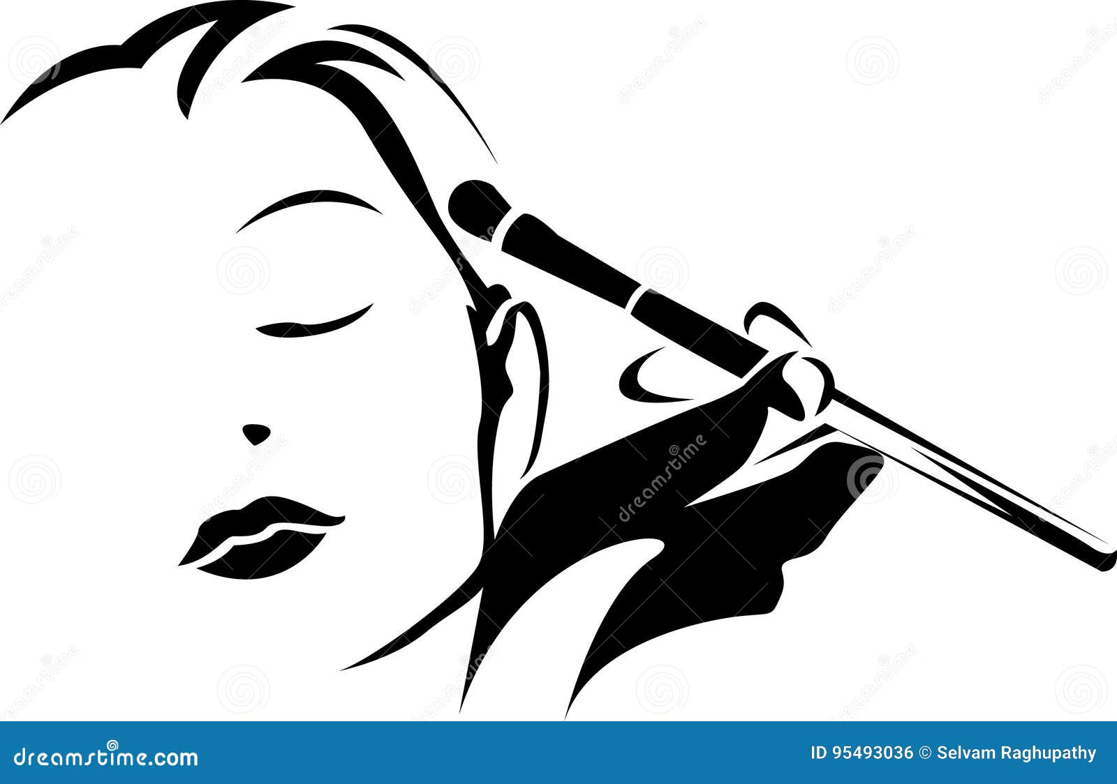 Mack-up stock vector. Illustration of love, hand, happy - 95493036