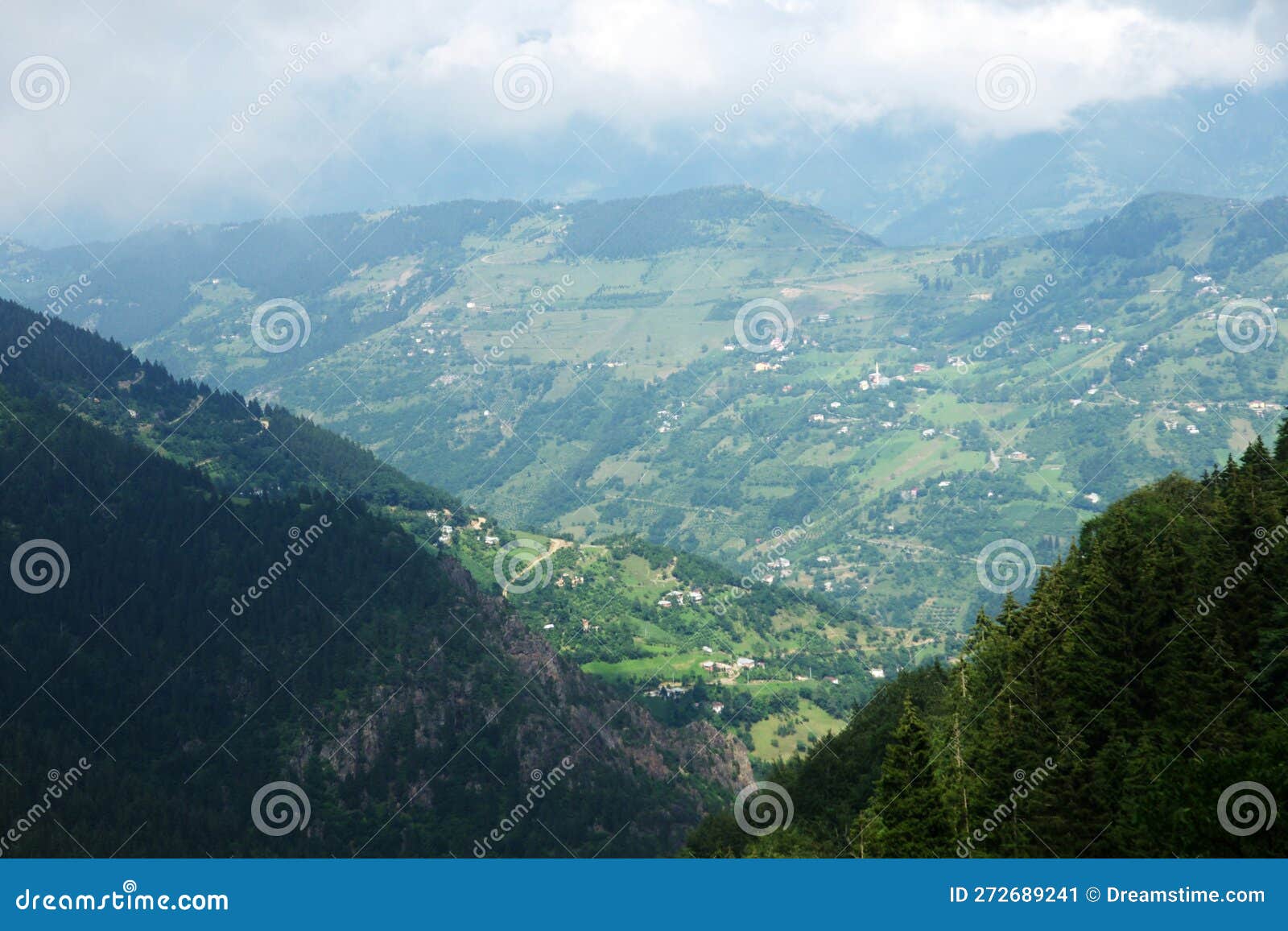 Macka - Trabzon stock image. Image of valley, flower - 272689241