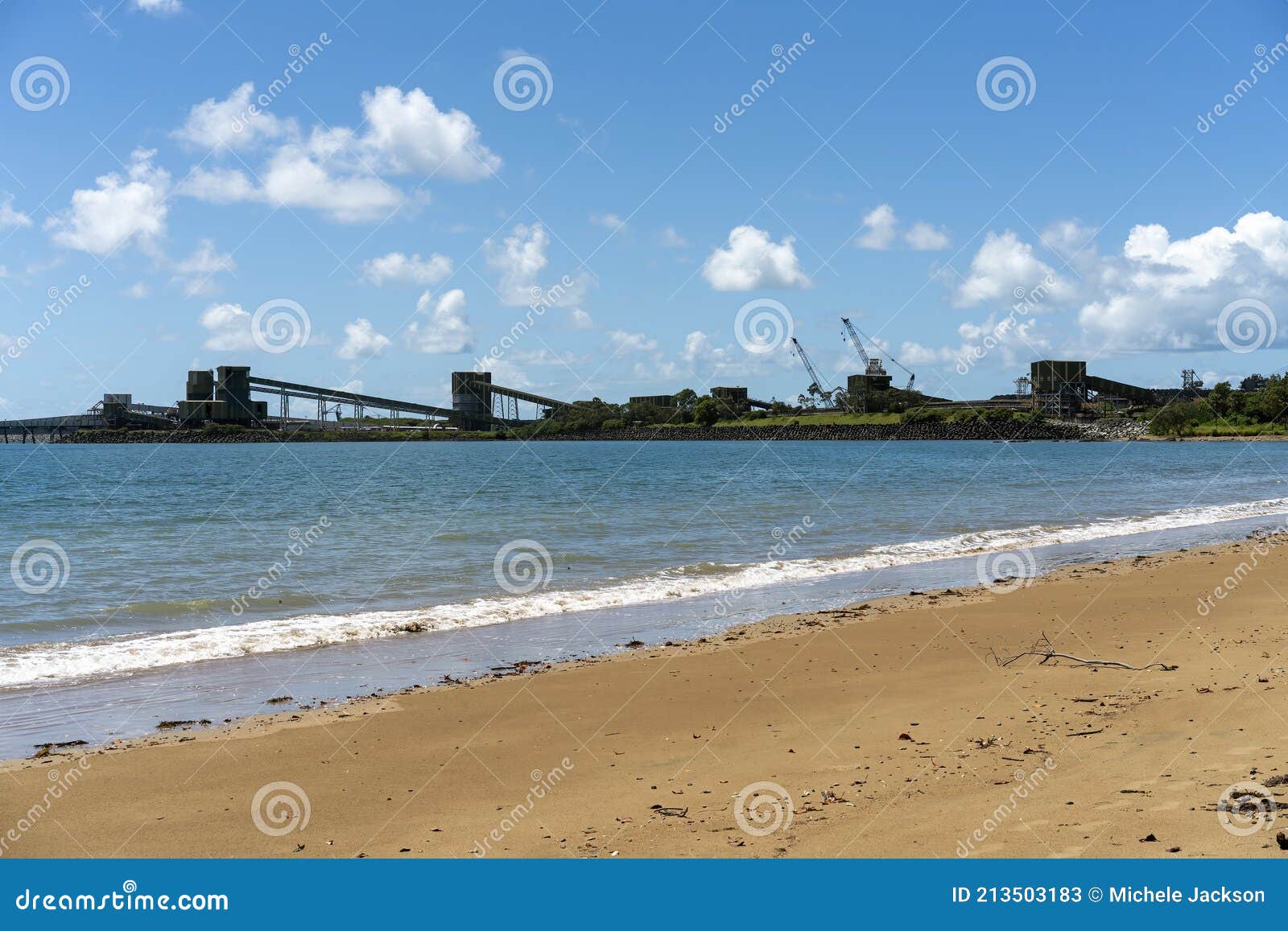 Coal Export Terminal editorial stock photo. Image of business - 213503183