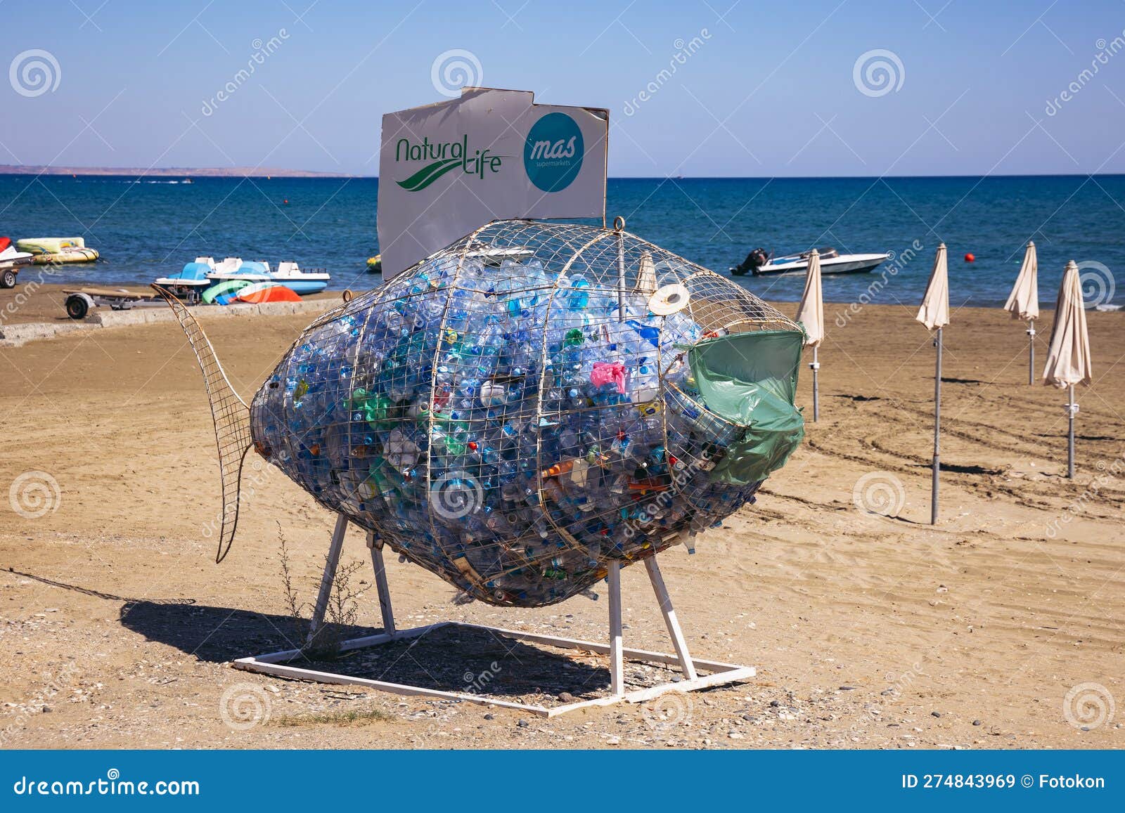 Mackenzie Beach in Larnaca, Cyprus Editorial Stock Image - Image of ...