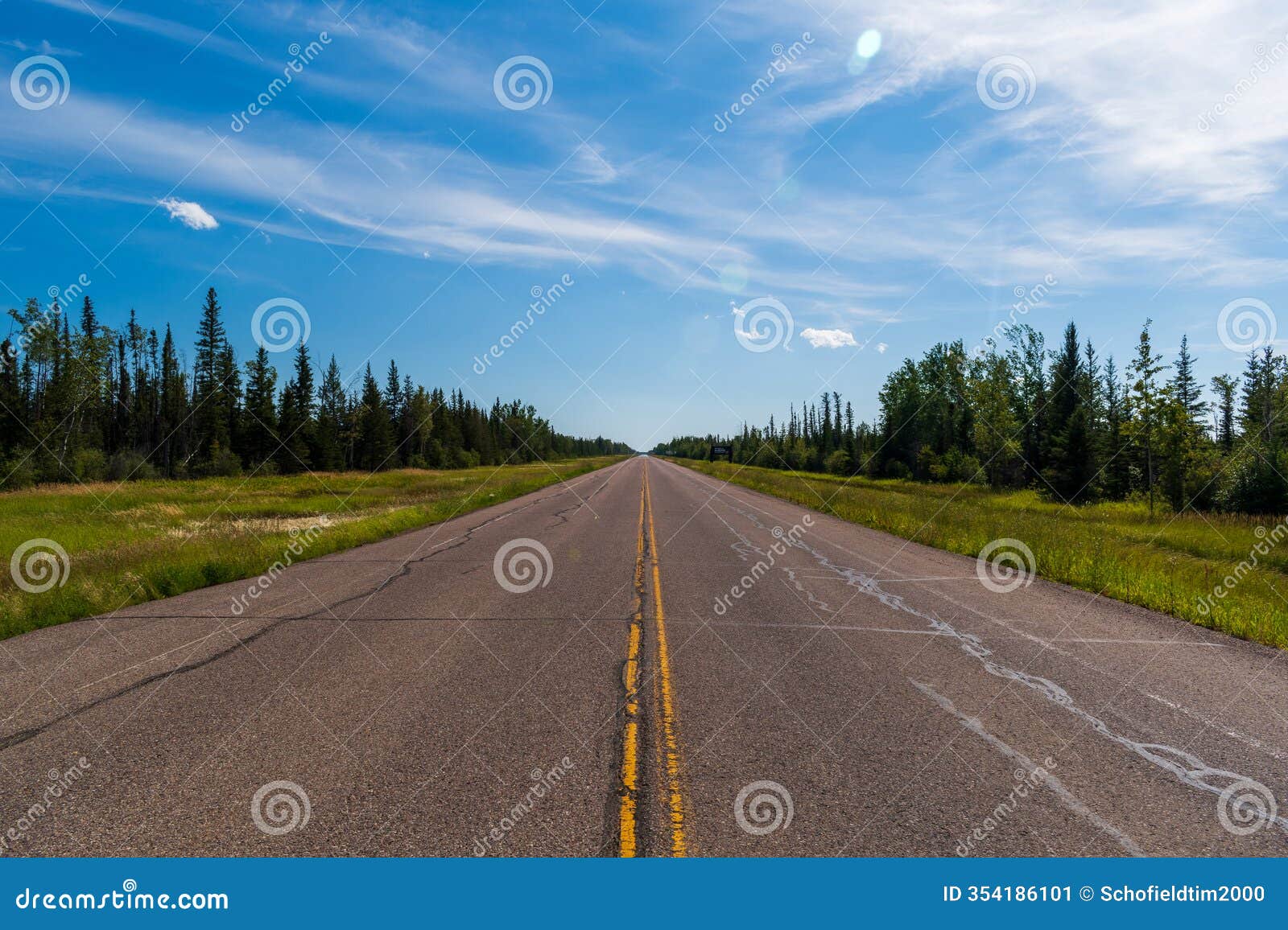 Mackenzie Highway, Northwest Territories, Canada Stock Image - Image of ...