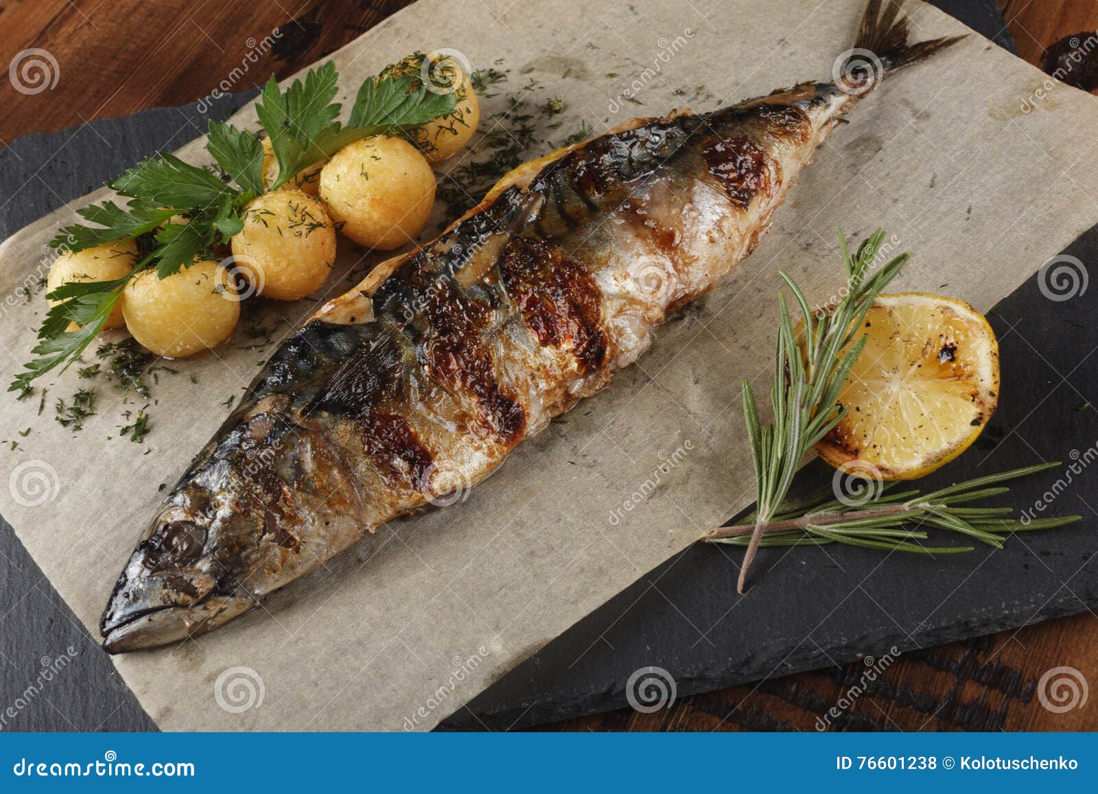 Mackerel fish fried stock photo. Image of dish, balls - 76601238