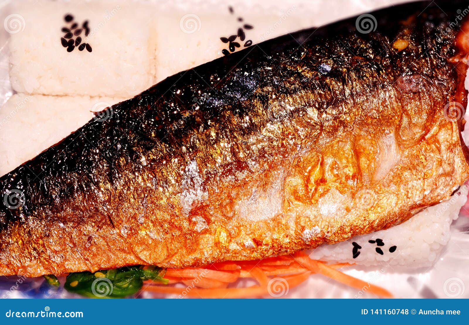 Mackerel fish image stock photo. Image of grilled, meat - 141160748