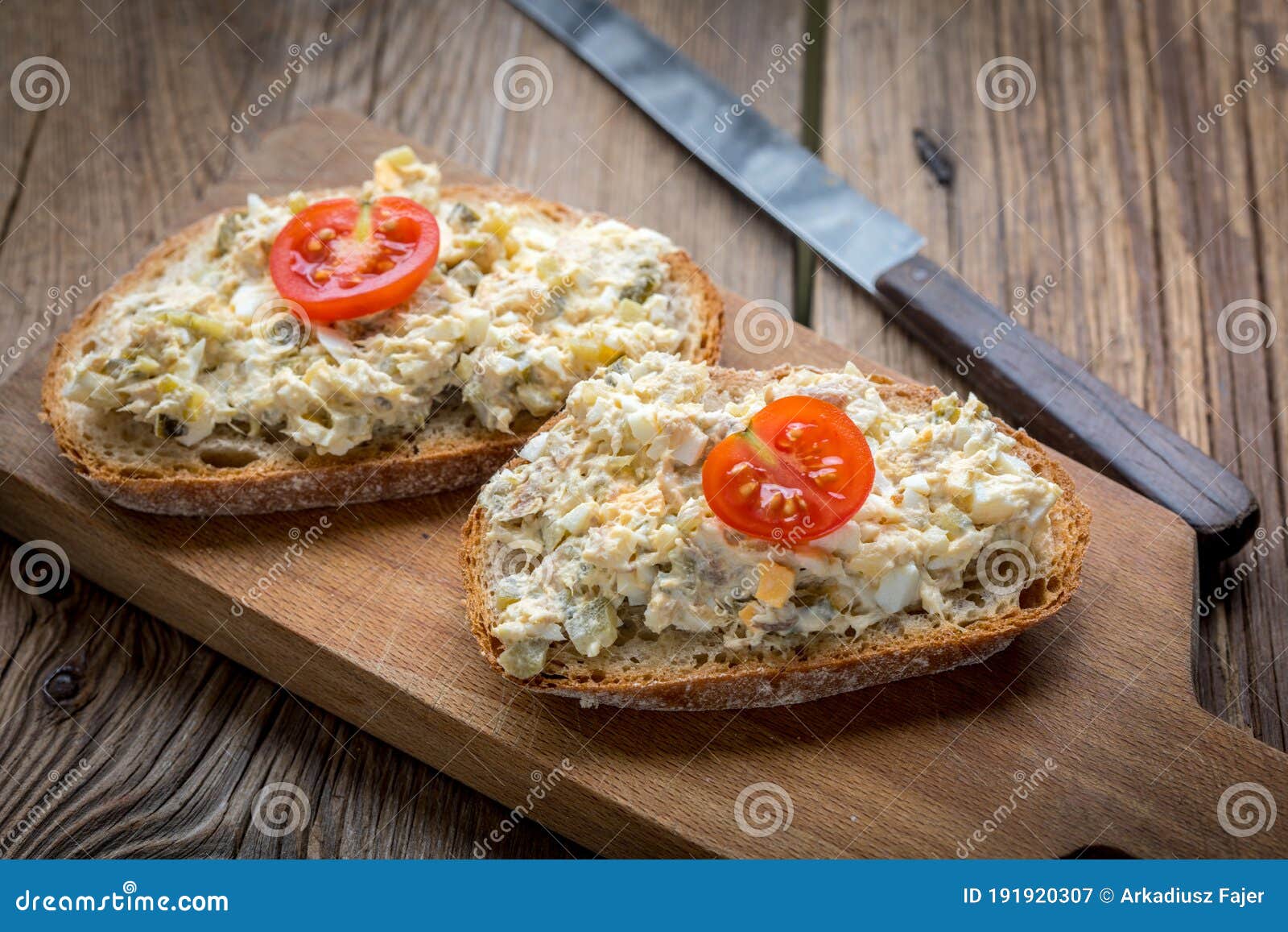 Mackerel fish paste stock image. Image of diet, bread - 191920307