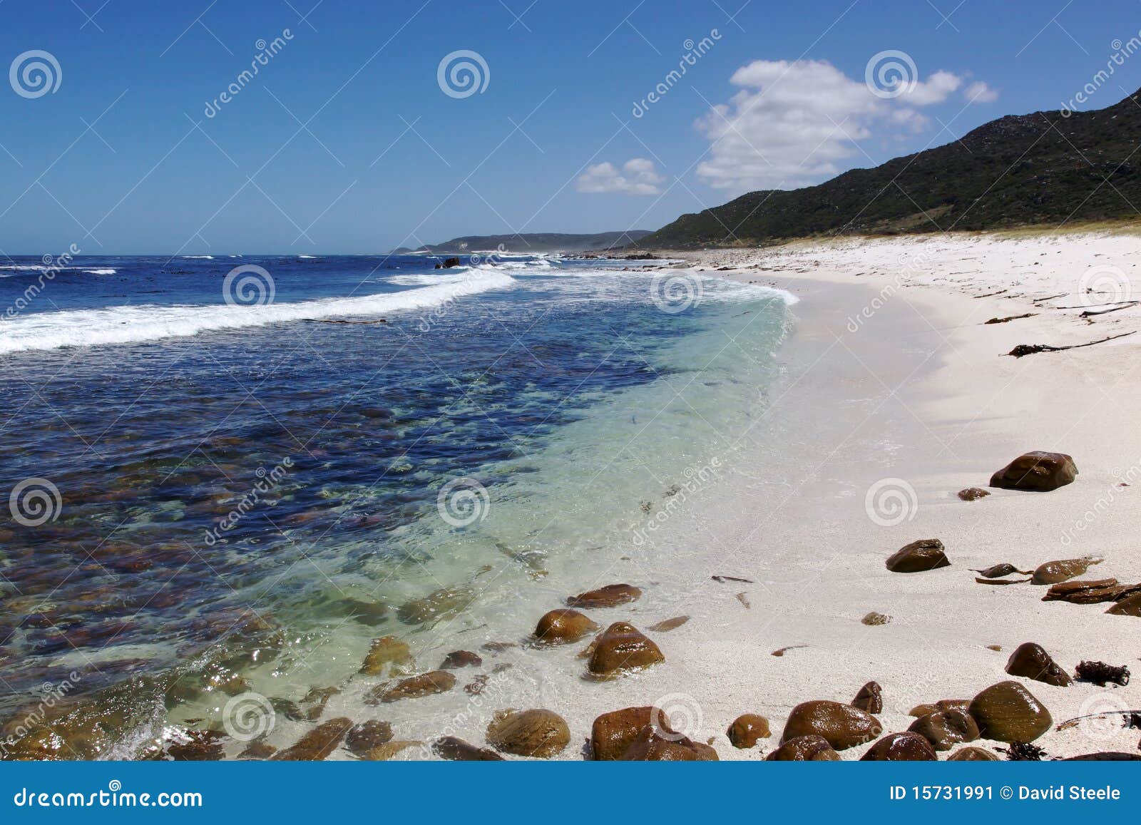 Maclear Beach stock image. Image of south, landscape - 15731991