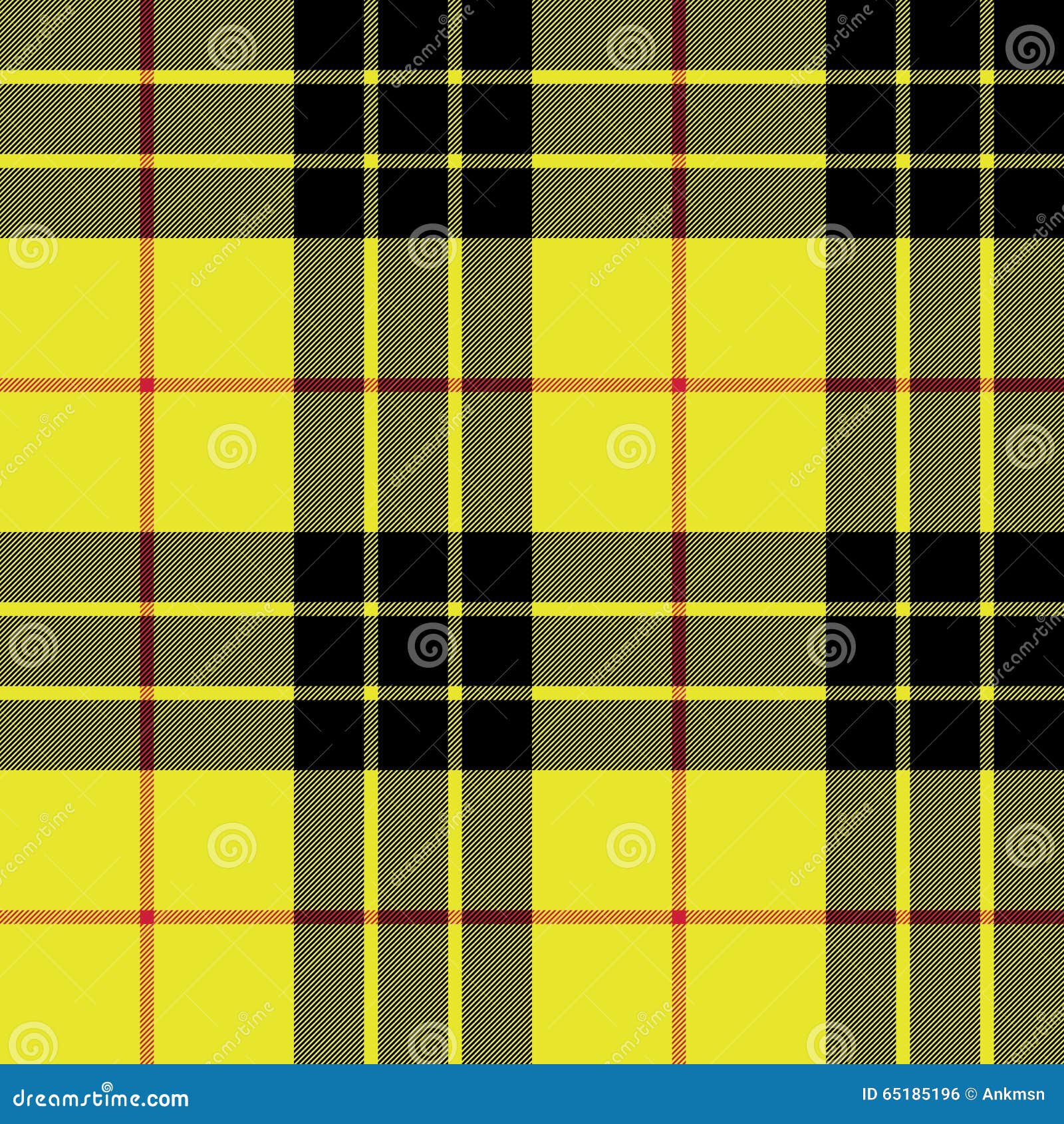 Macleod Tartan Kilt Fabric Texture Plaid Seamless Pattern Stock Vector ...