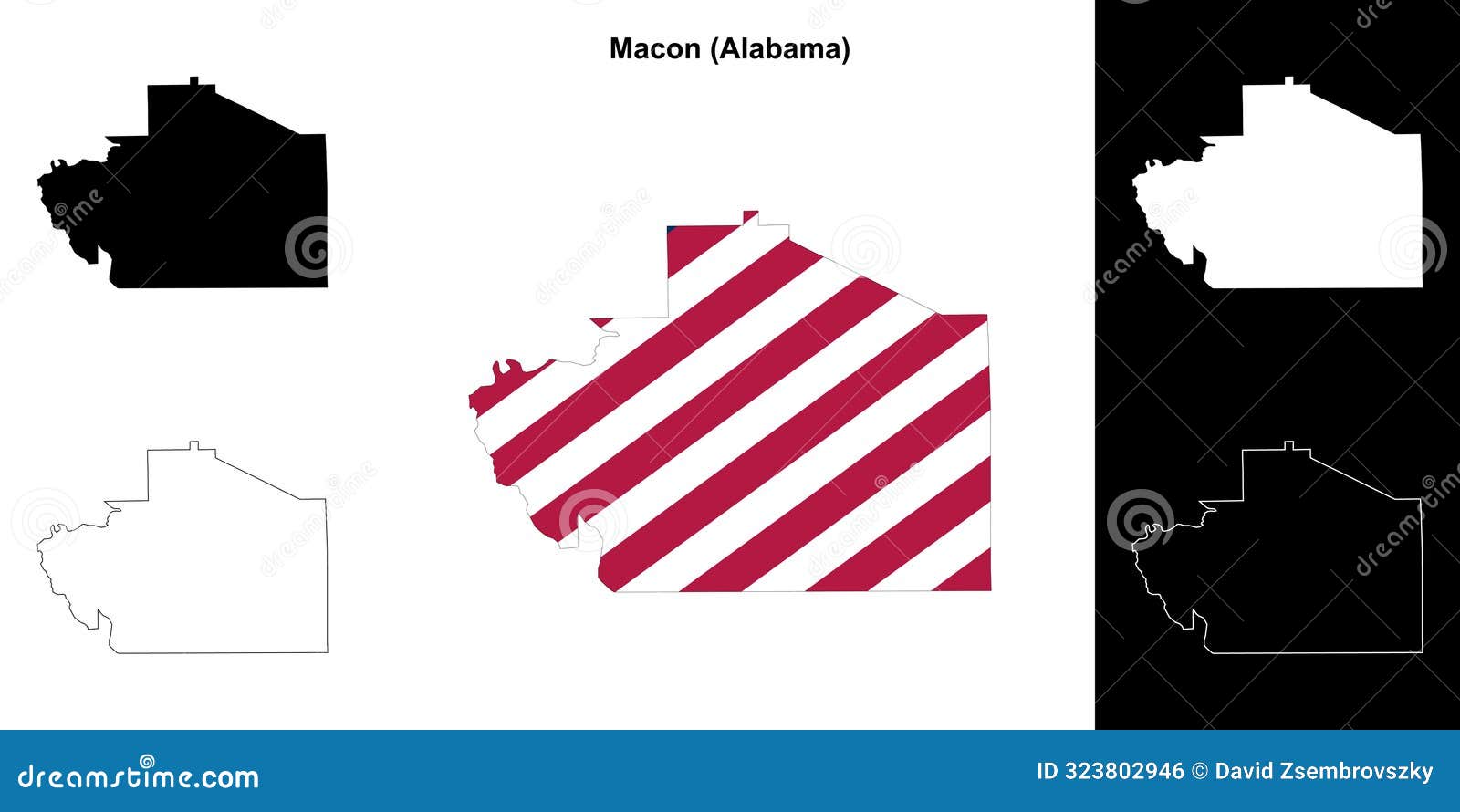 Macon outline map stock illustration. Illustration of contour - 323802946