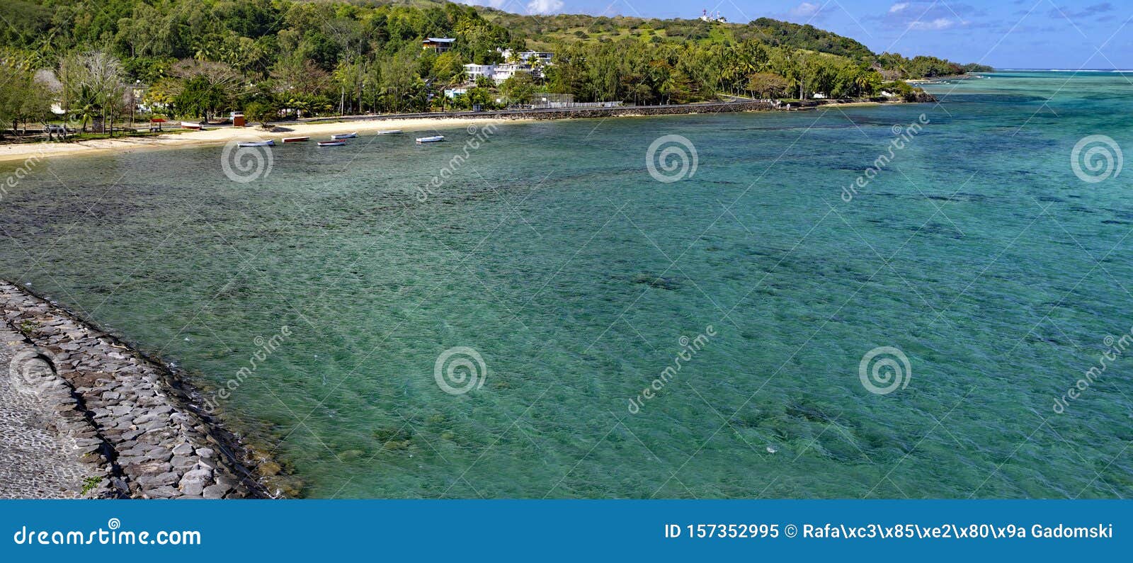 Maconde View Point at Baie Du Cap, Mauritius Island, Africa Stock Image ...