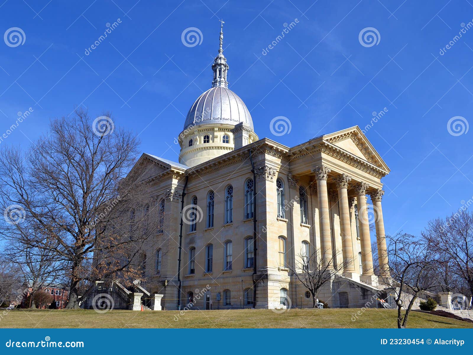 Macoupin County Court House Stock Photo - Image of courtroom, classic ...