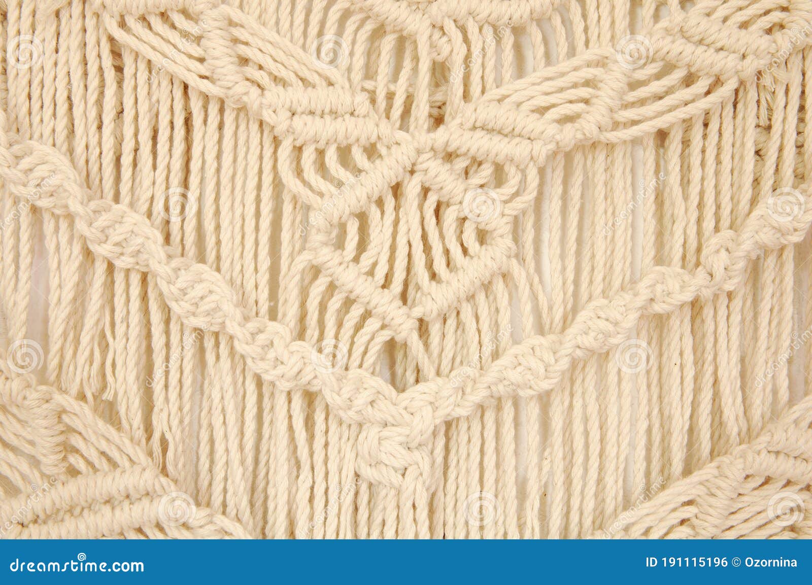 Macrame Pattern. a Minimal, Stylish, Trendy Concept with a Beautiful ...