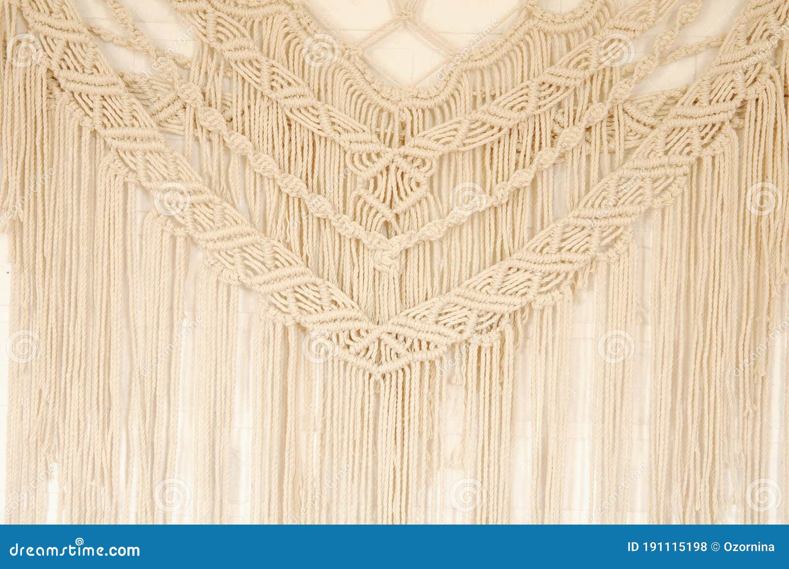 Macrame Pattern. a Minimal, Stylish, Trendy Concept with a Beautiful ...