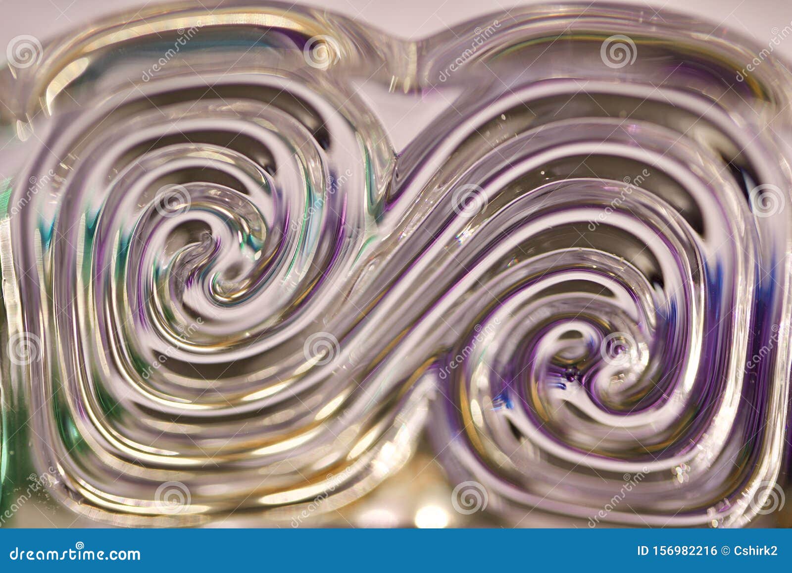 Macro Abstract Background of a Beautiful Modern Lead Crystal Glass Bowl ...