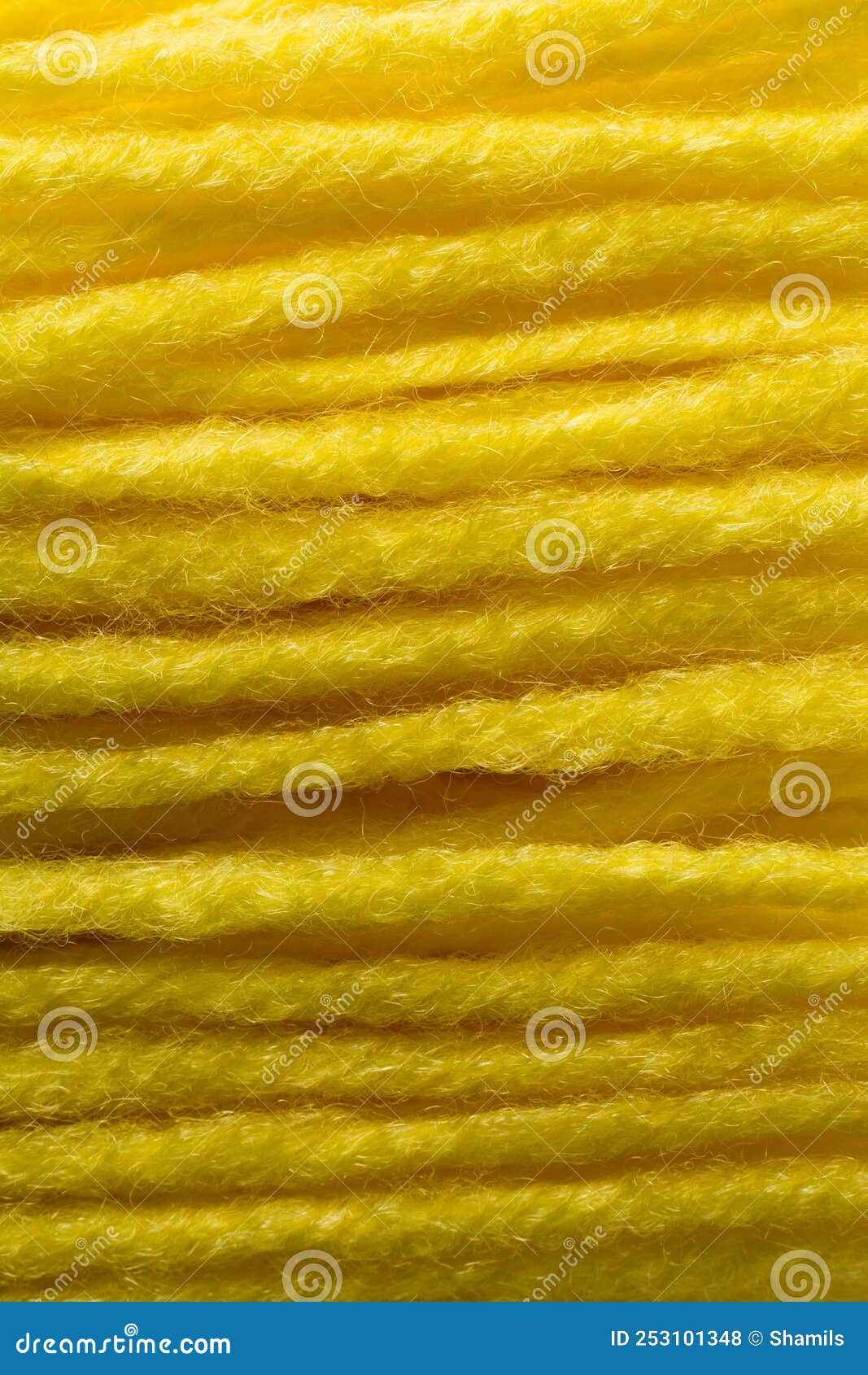 Macro, Abstract of Bright Yellow Rug Yarn Strings Stock Photo - Image ...