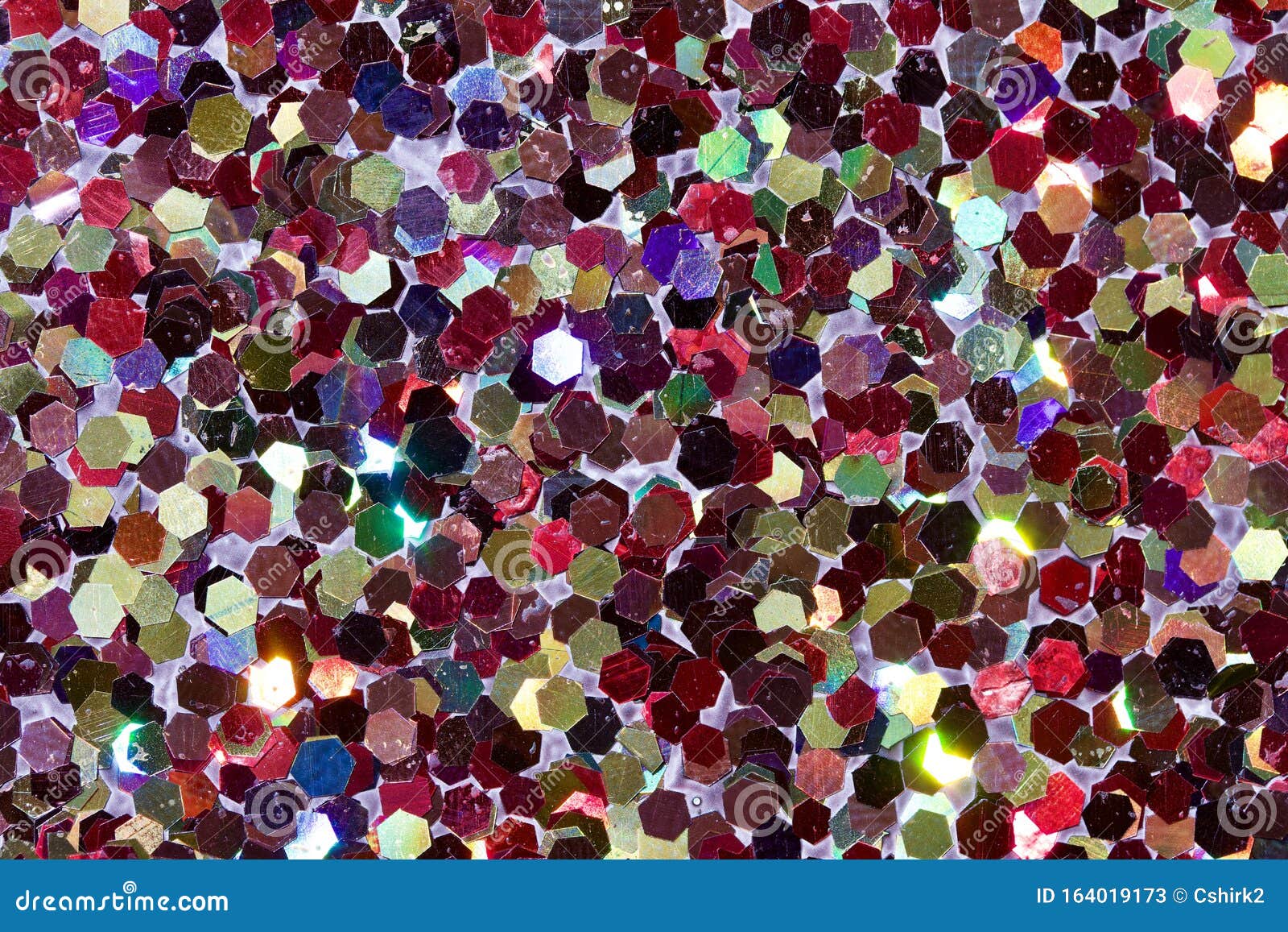 Macro Abstract Texture Background of Sparkling Multicolor Confetti ...