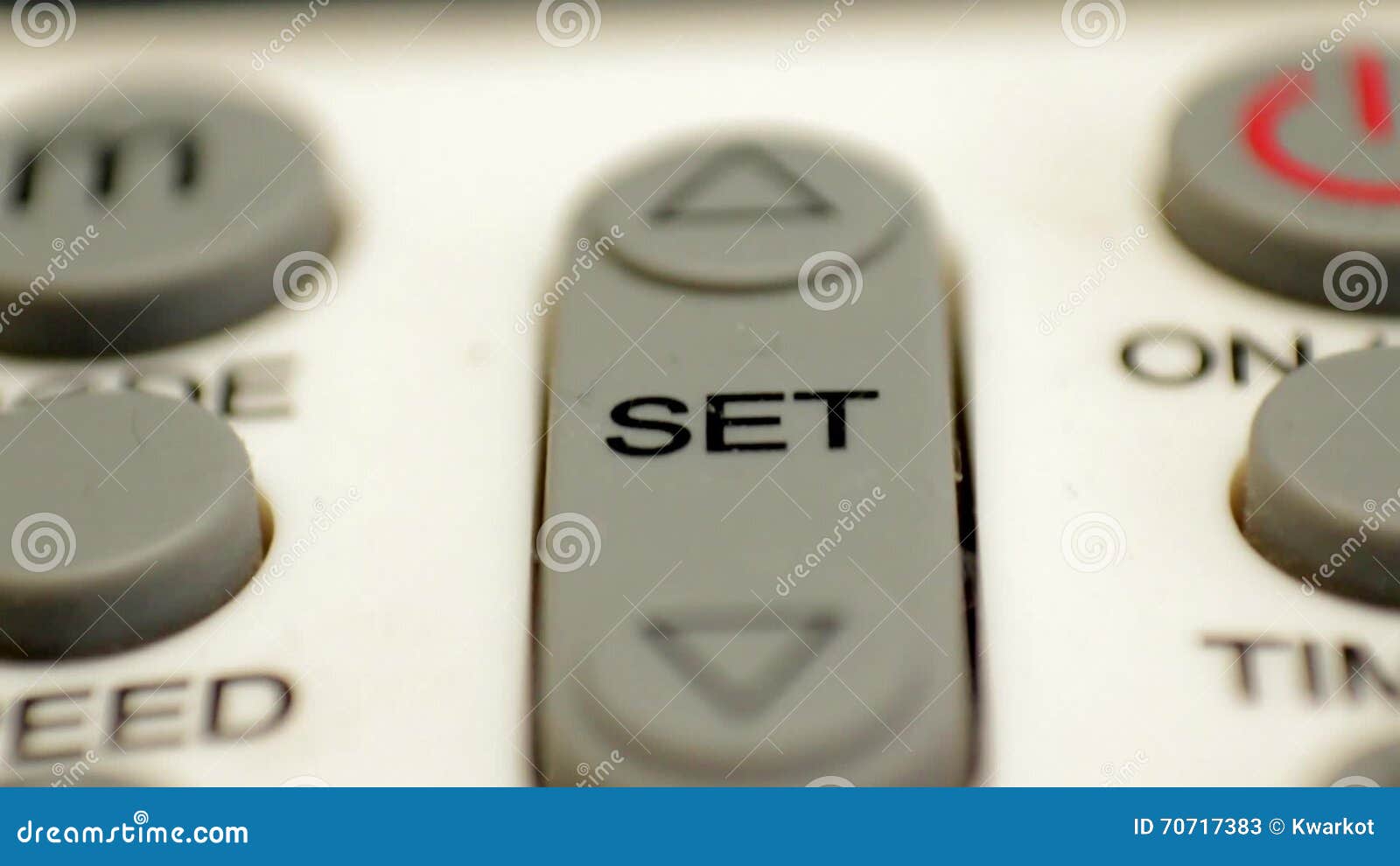 Macro of an Air Conditioner Remote Control Stock Video - Video of heat ...