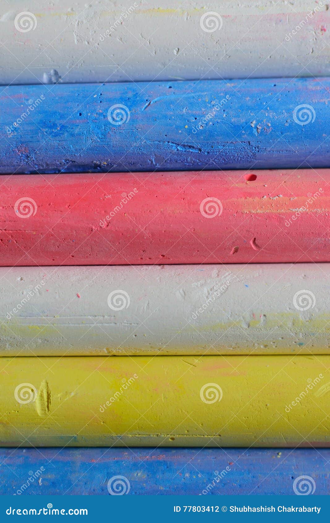 Macro Background Colorful Writing Chalks Stock Photo - Image of colored ...