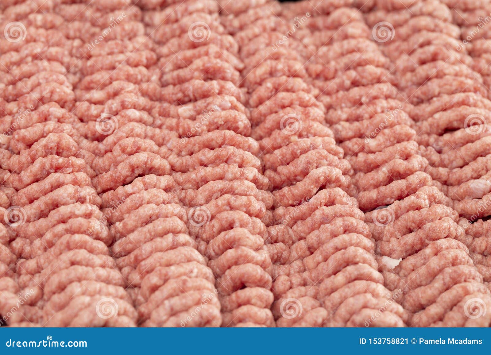 A Macro Background of Hamburger Meat Texture Stock Image - Image of ...