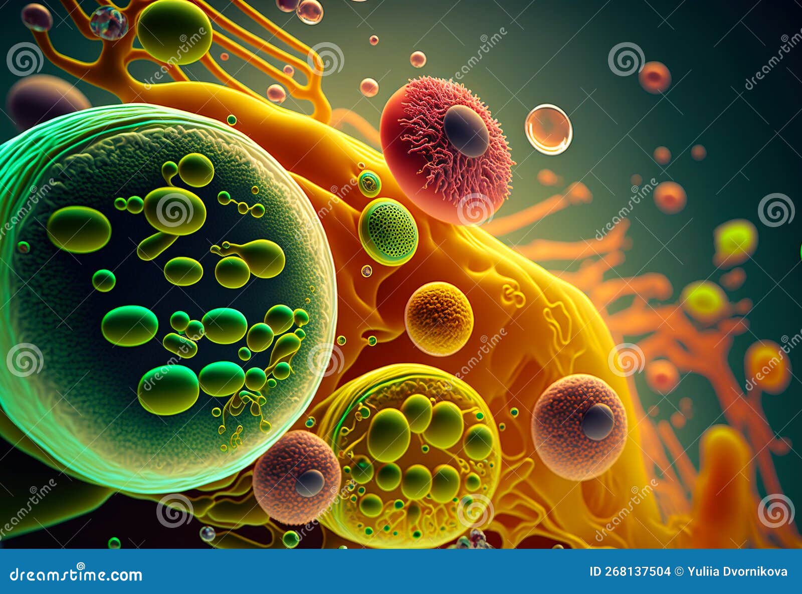 Macro of Bacteria. Microbiology Pathogen Cell Stock Photo - Image of ...