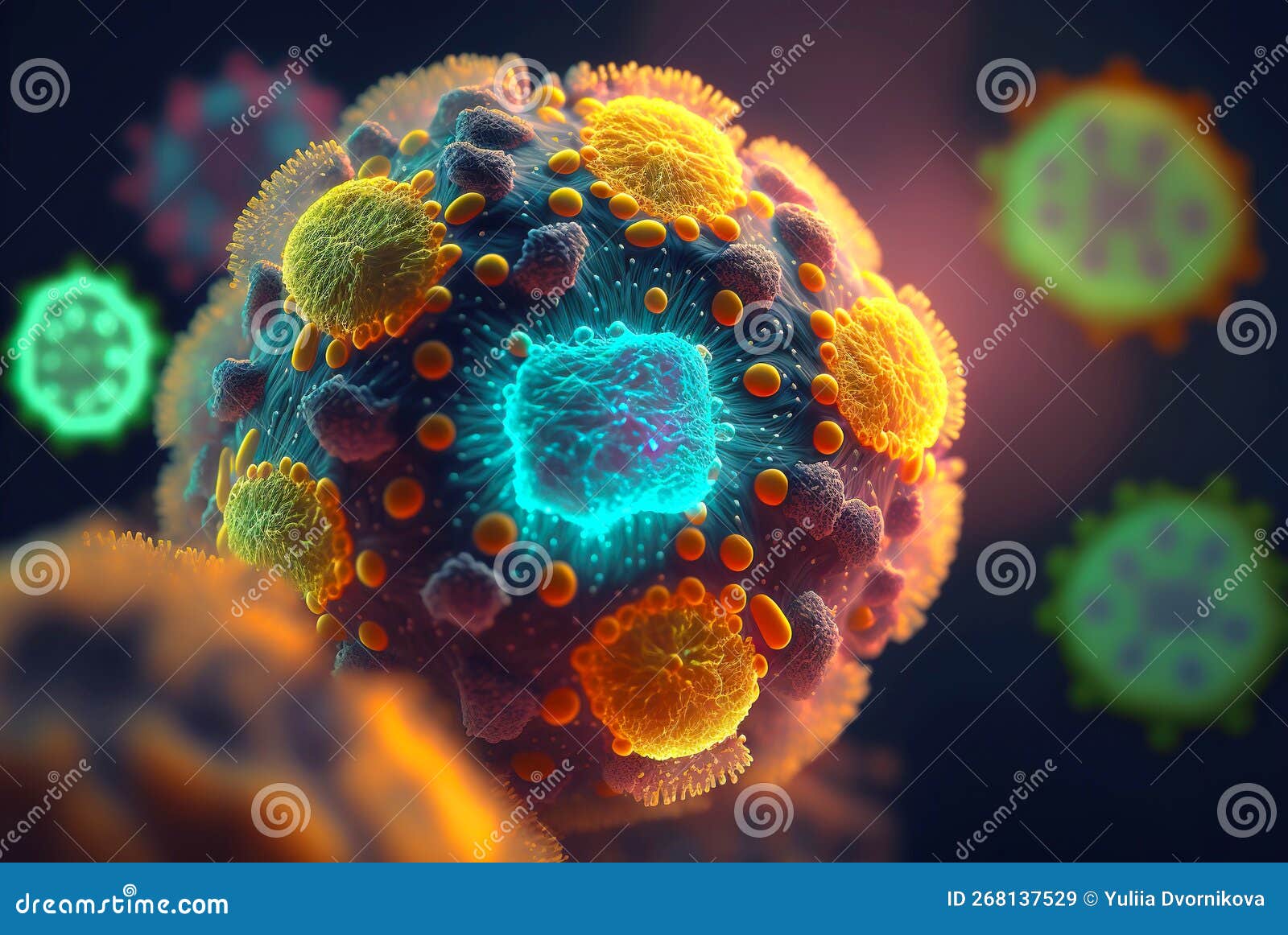 Macro of Bacteria. Microbiology Pathogen Cell Stock Image - Image of ...