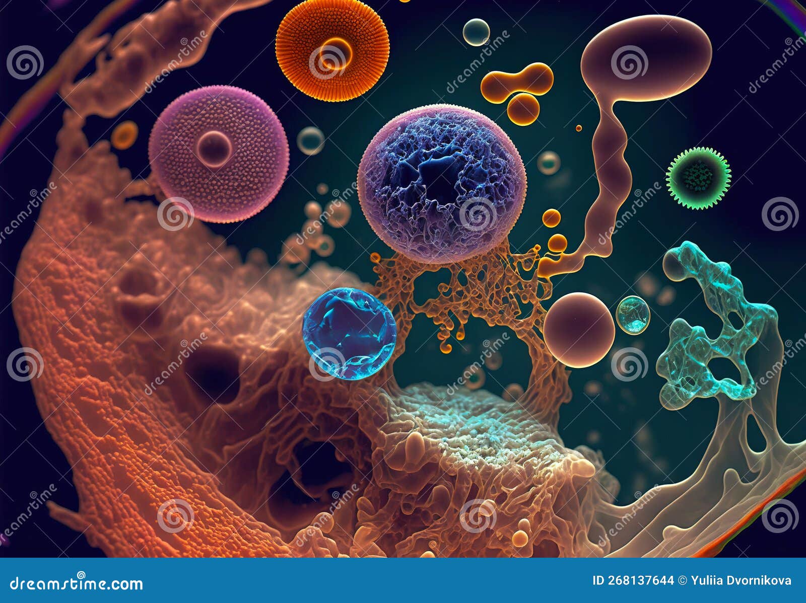 Macro of Bacteria. Microbiology Pathogen Cell Stock Photo - Image of ...