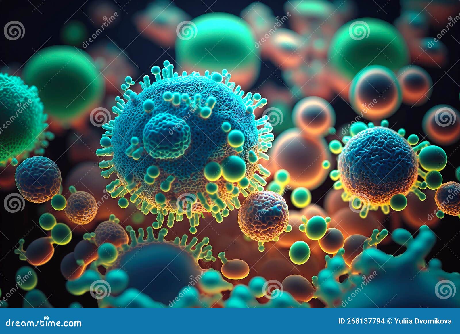 Macro of Bacteria. Microbiology Pathogen Cell Stock Photo - Image of ...