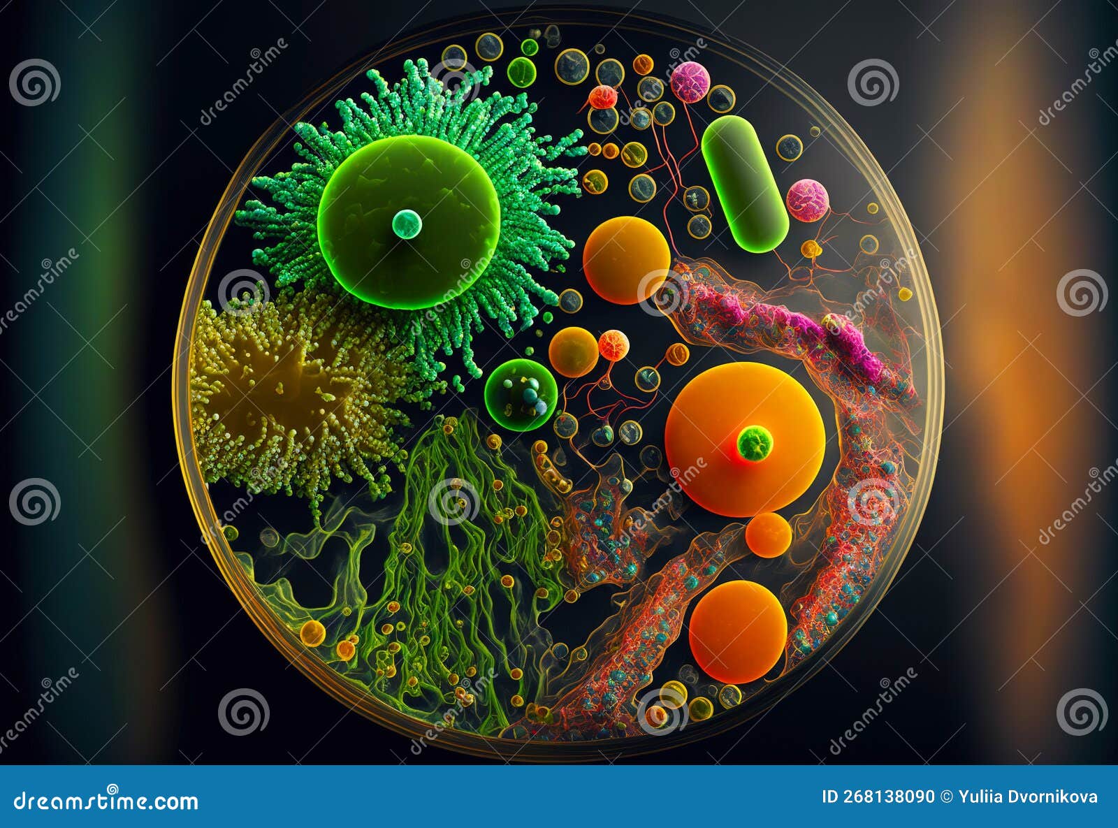 Macro of Bacteria. Microbiology Pathogen Cell Stock Photo - Image of ...