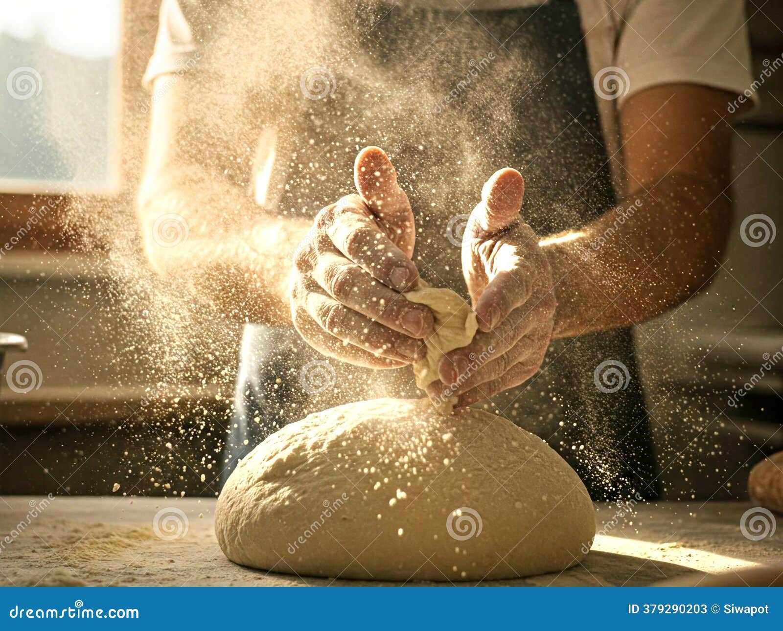 Dough Flour Spikelet Cartoon Vector Illustration | CartoonDealer.com ...